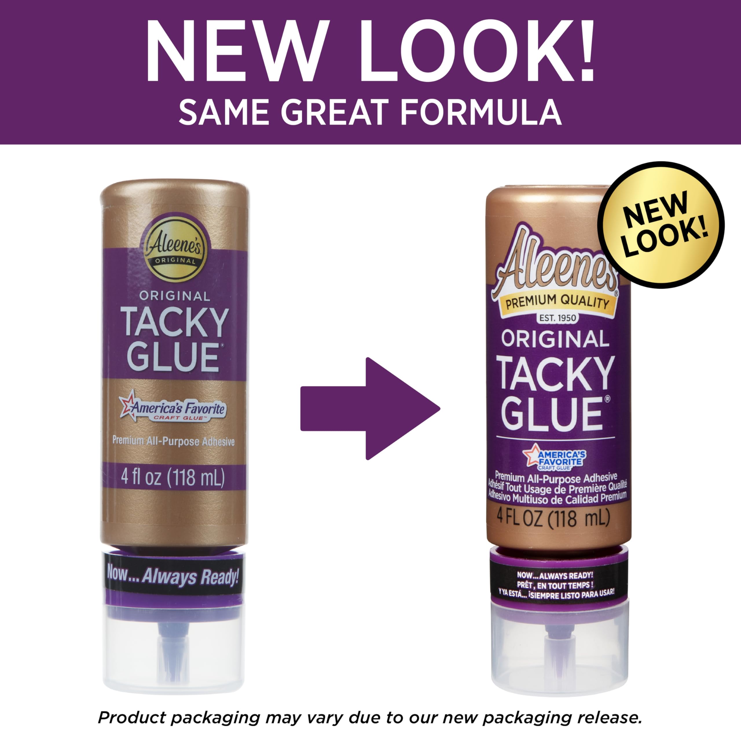 Aleene's Always Ready Tacky Glue, 4 oz, Original
