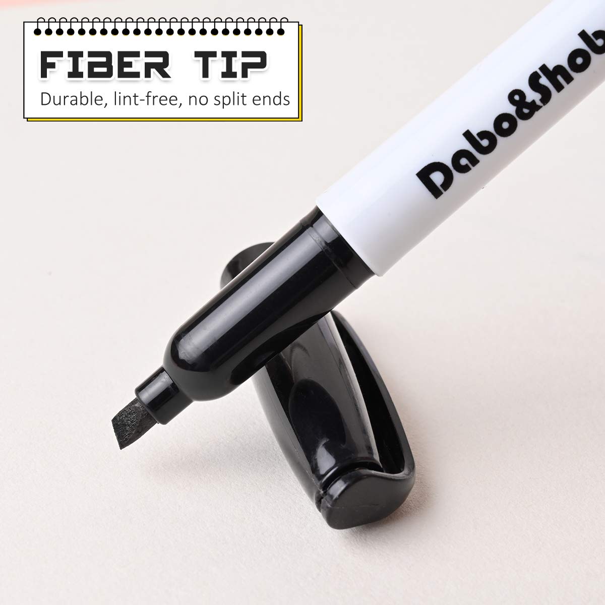 Dabo&Shobo Dry Erase Markers, （80 Count, Black,Chisel Tip）-White Board Markers Dry Erase，Whiteboard Pens ，Very Suitable for Writing on The School、 Office 、Home Dry Erase whiteboard Mirror Glass