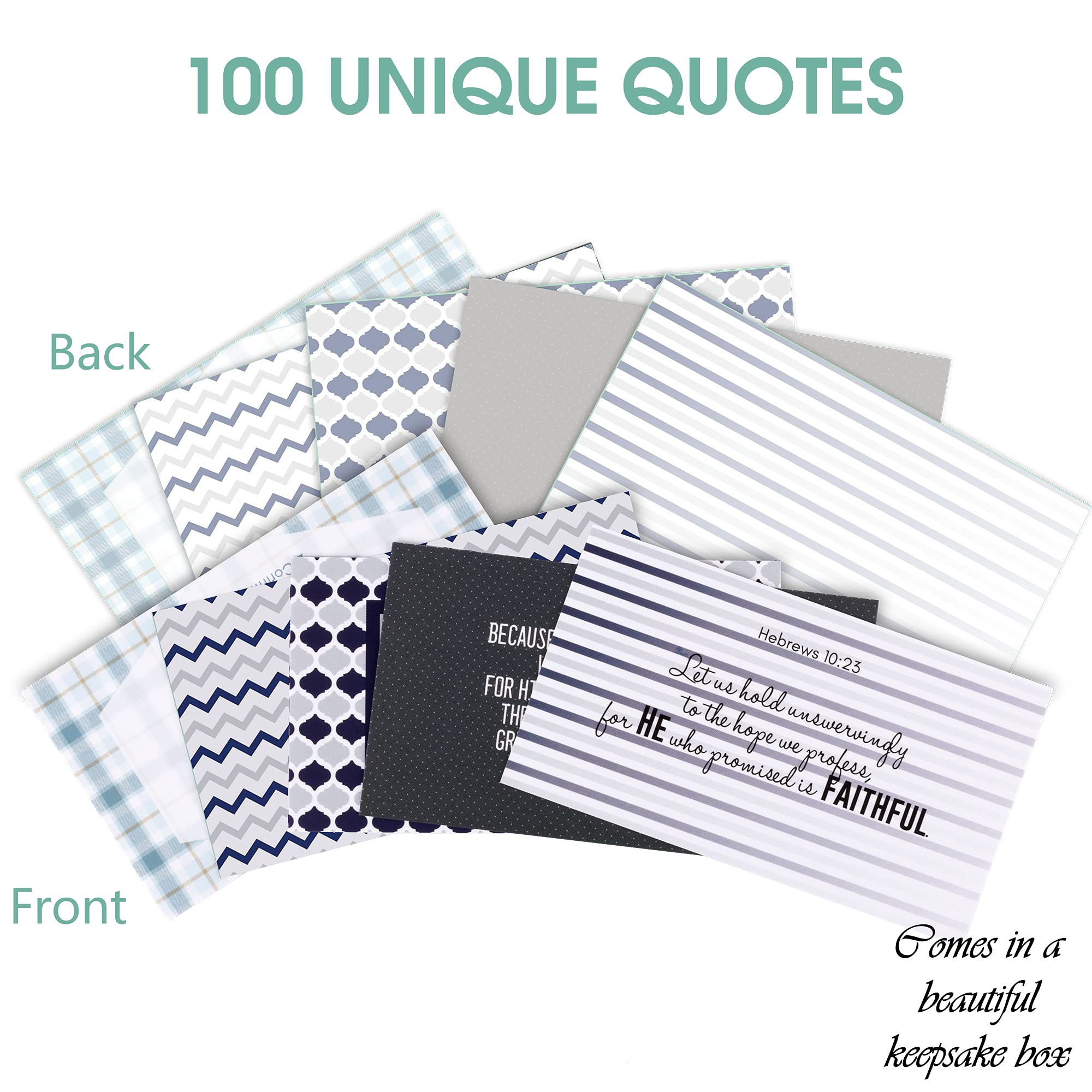 100 Prayer Cards for Women with Assorted Bible Verses, Mini Scripture Cards for Women’s Bible Studies, Inspirational Religious Christian Gifts for Women