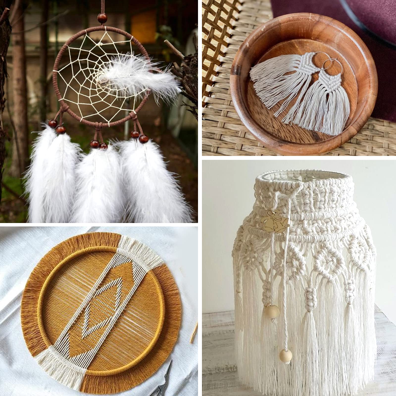 200M (218 Yard) 12-Ply Cotton Twine String,Cooking Kitchen Twine String Craft String Baker Twine for Tying Homemade Meat,Making Sausage,DIY Craft and Gardening Applications (Natural White)