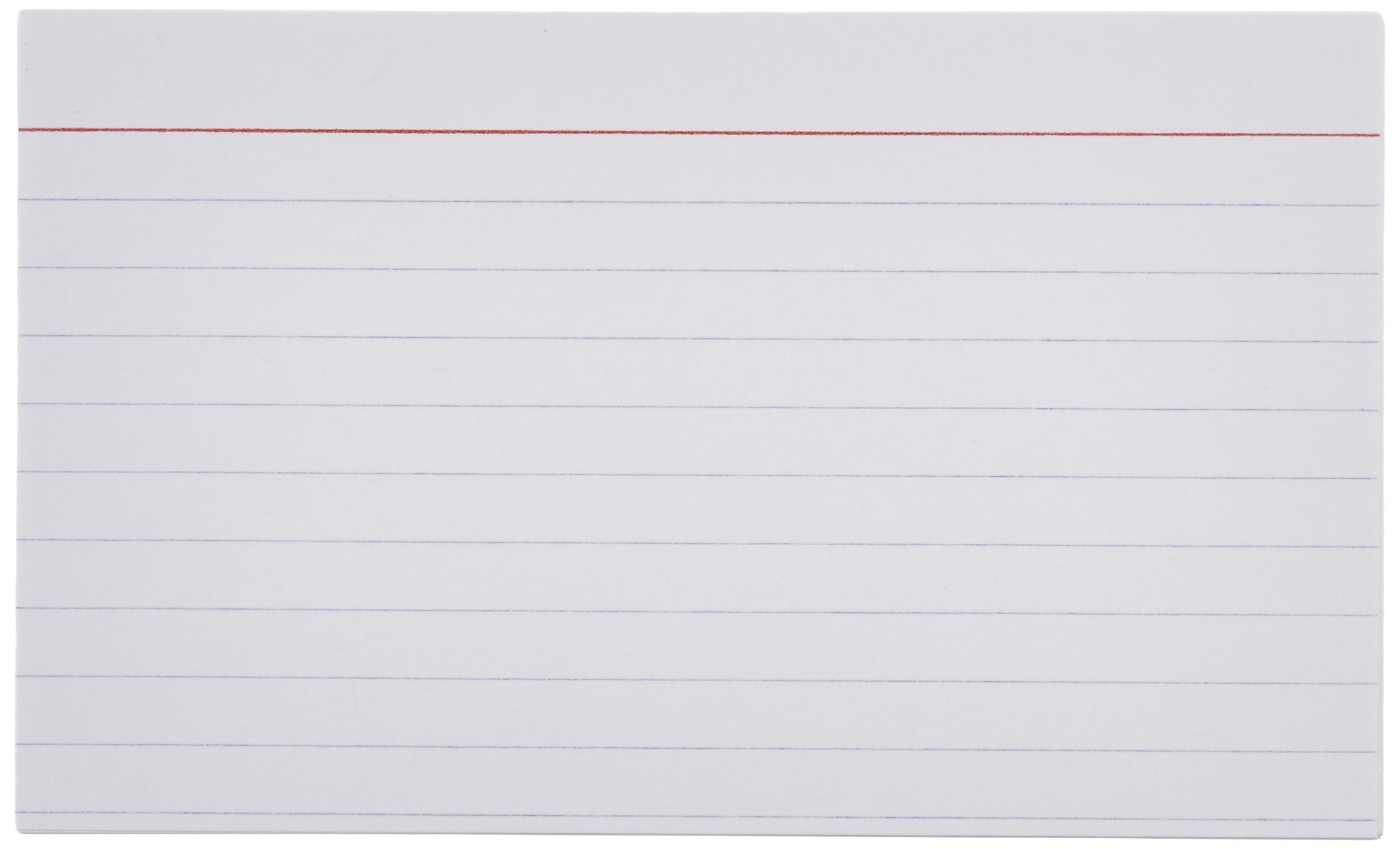 Amazon Basics Ruled Lined Index Cards - 3x5 Inches (10 Packs of 100)