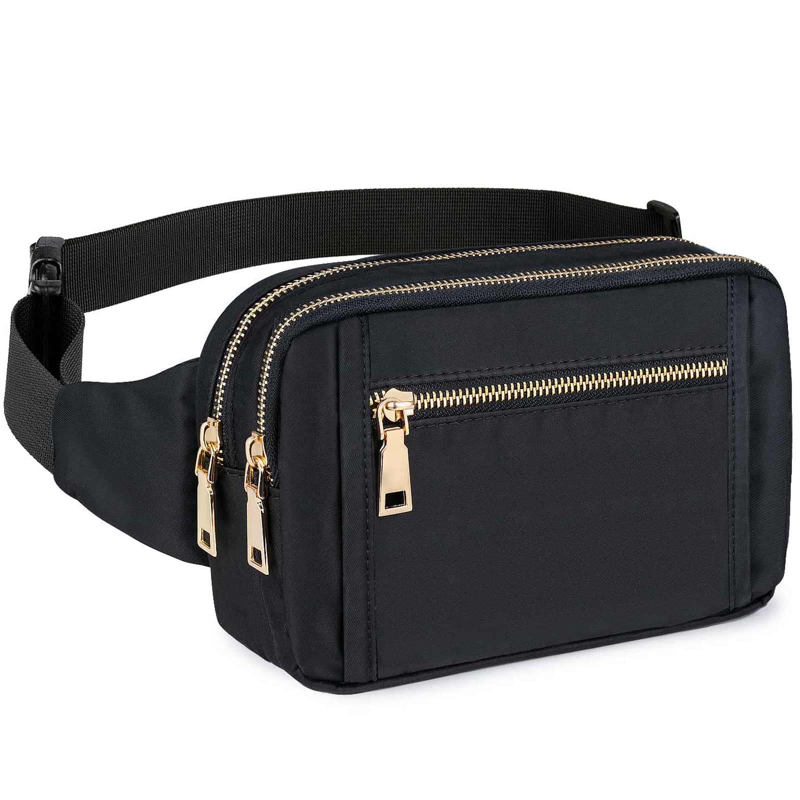 Fanny Packs for Women Men, Fashion Waist Pack Belt Bags for Teen Girls with Multi-Pockets Adjustable Belts, Cute Fanny Pack Bum Bag for Disney Travel Hiking Cycling Running