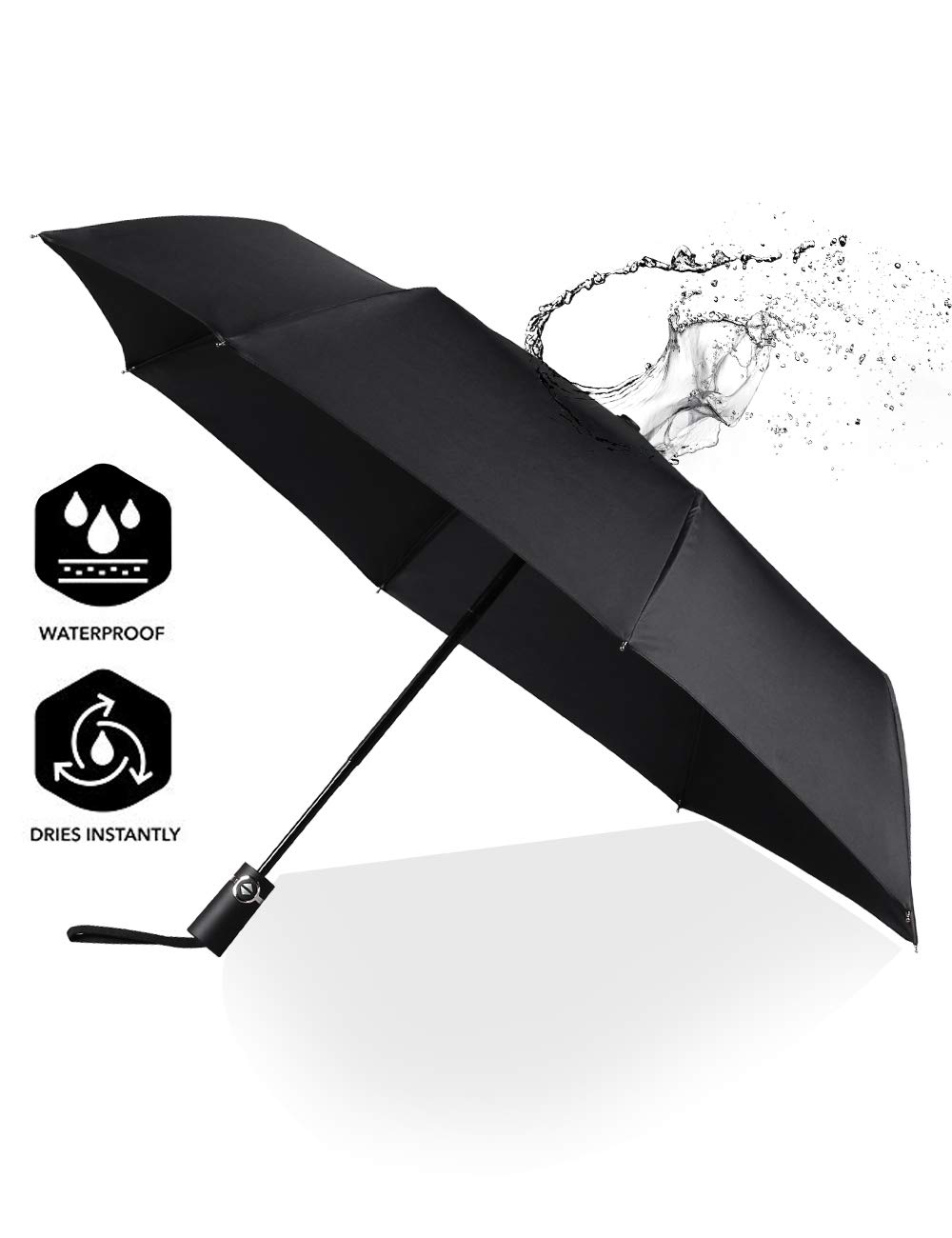 SY COMPACT Travel Umbrella Automatic Windproof Umbrellas Strong Compact Umbrella for Women Men