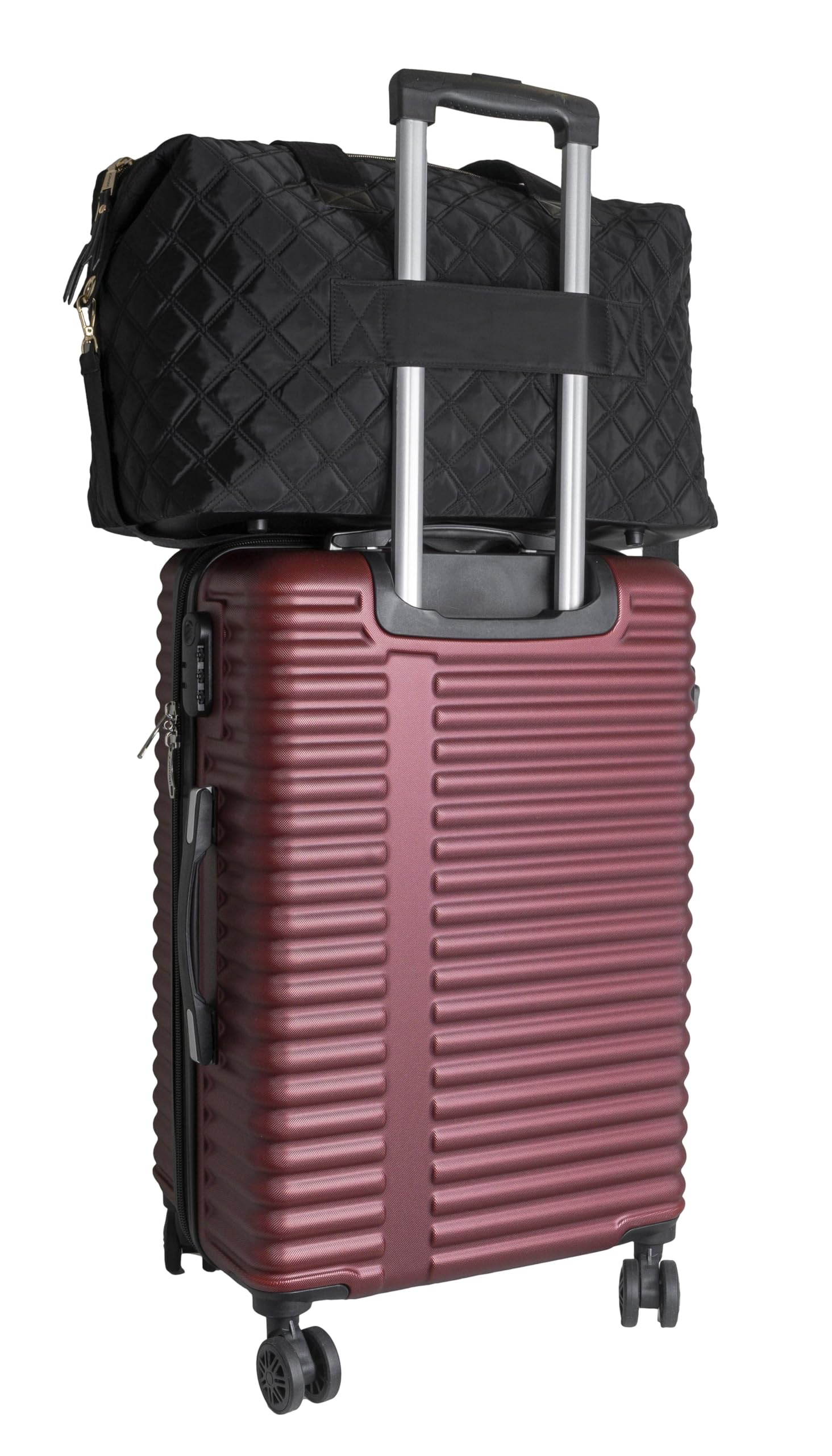 Joan & David Quilted Multi Compartment Travel Tote