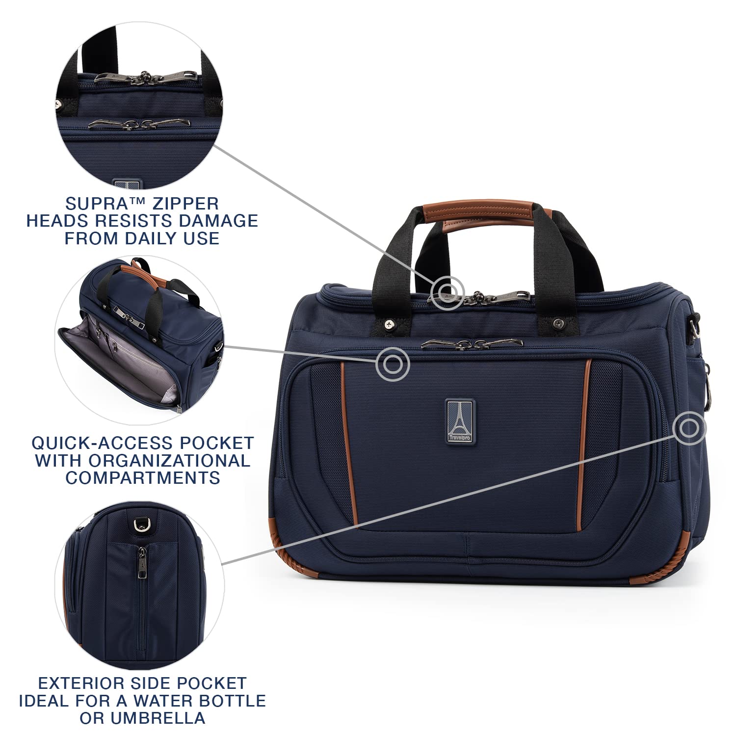 Travelpro Crew Versapack Deluxe Tote Bag, Patriot Blue, One Size