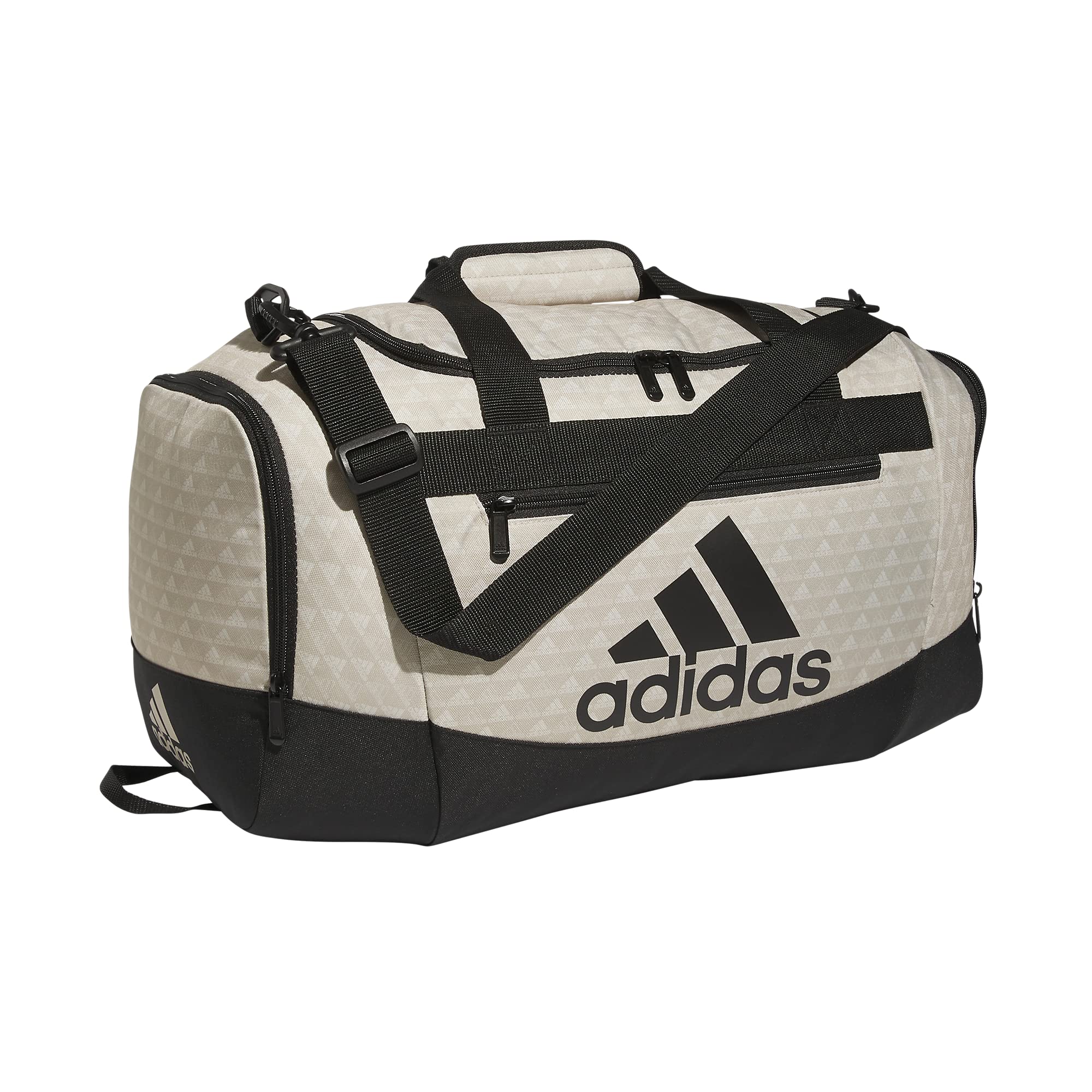 adidas Defender 4 Medium Duffel Bag, Stone Wash Team Royal Blue/Black/Silver Metallic, One Size