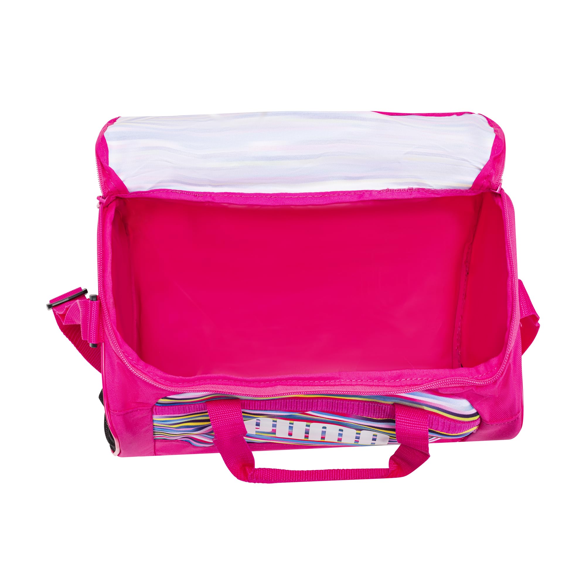 PUMA unisex child Evercat Transformation Jr duffel bags, Pink/Multi, One Size US