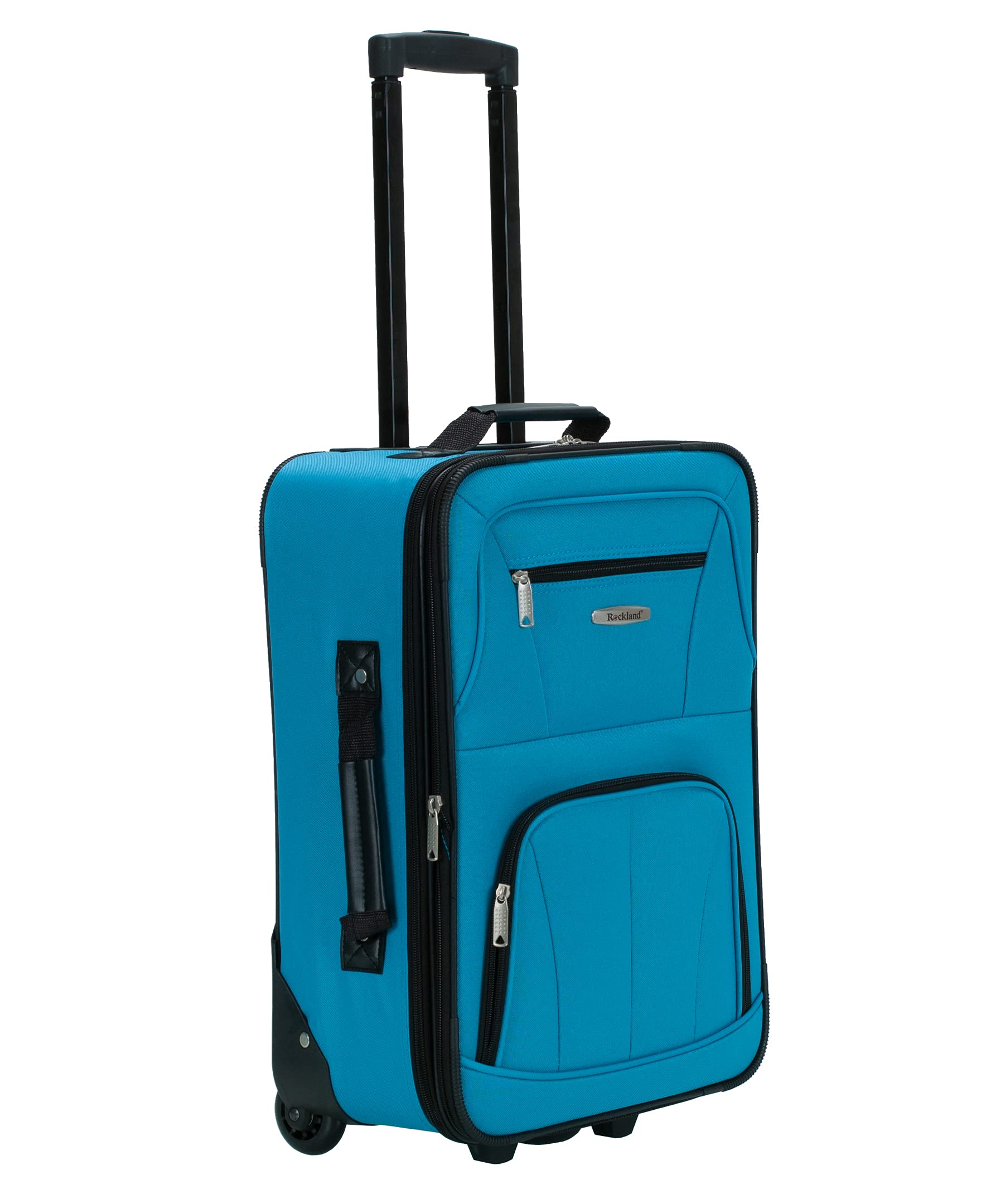 Rockland Fashion Softside Upright Luggage Set, Turquoise, 2-Piece (14/19)