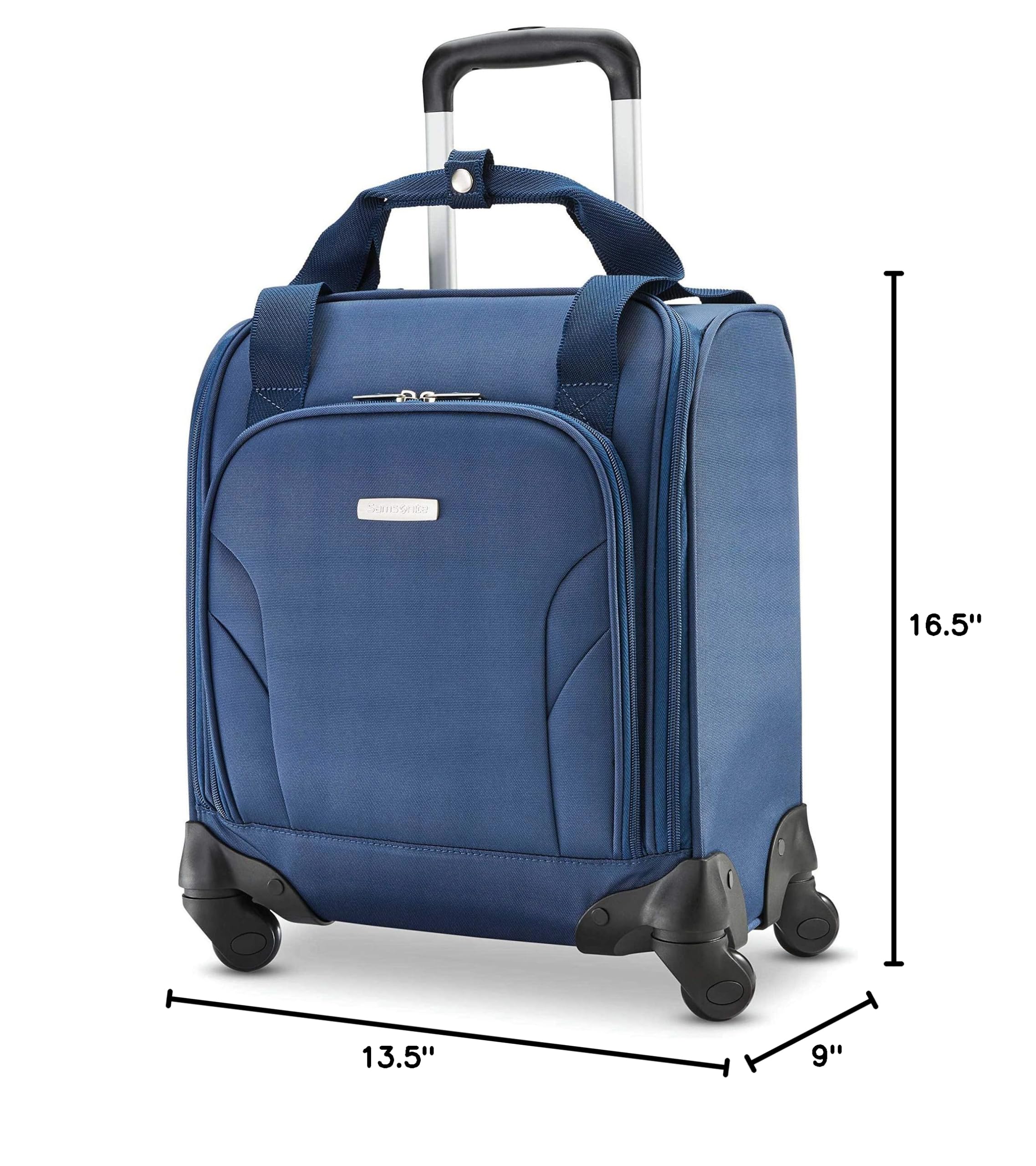 Samsonite Underseat Carry-On Spinner with USB Port, Ocean, One Size