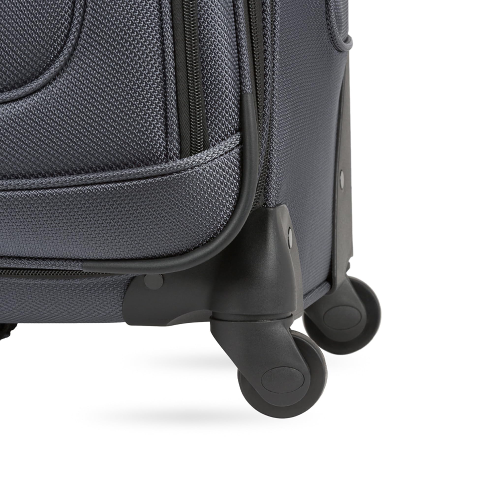 SwissGear Sion Softside Expandable Roller Luggage, Dark Grey, Checked-Large 29-Inch