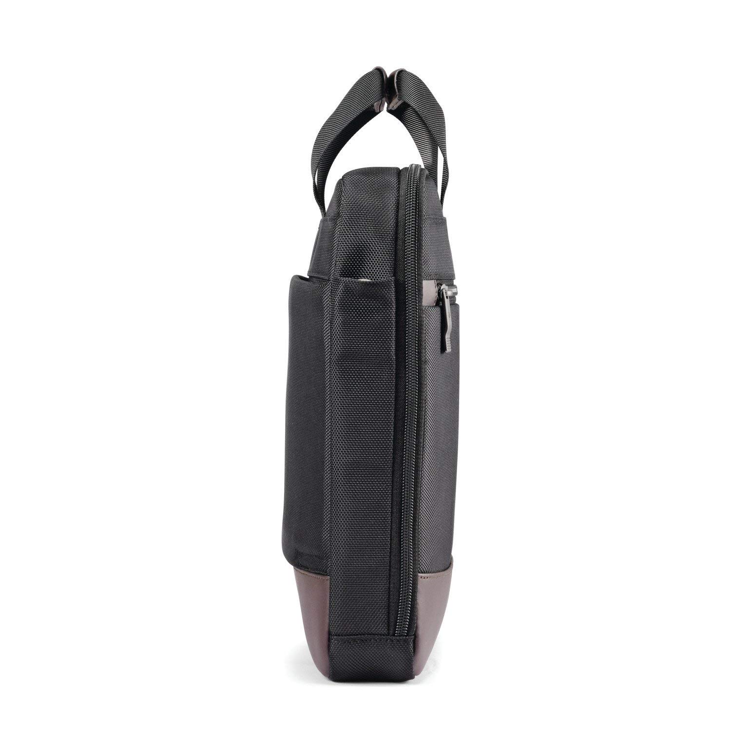 Samsonite Kombi Slim Briefcase, Black/Brown, One Size