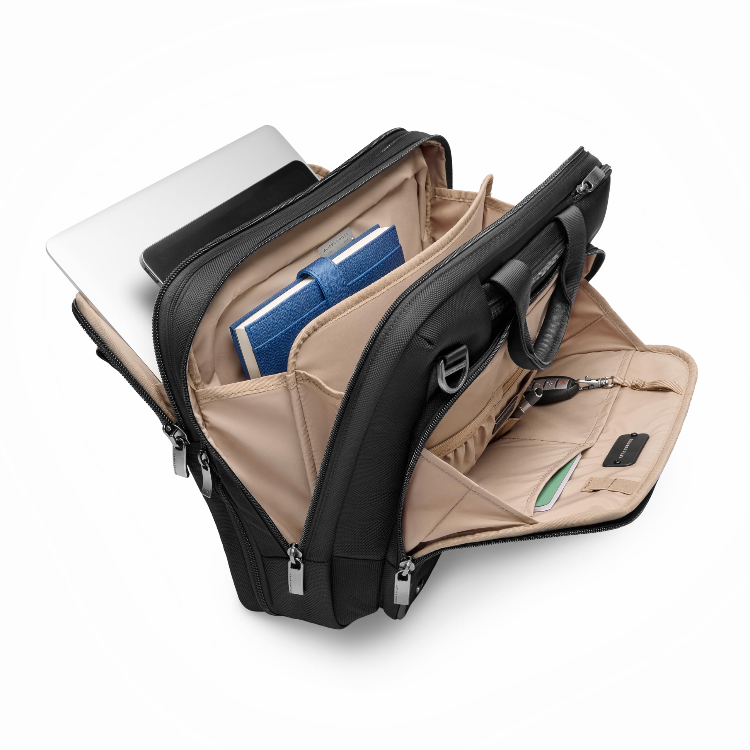 Briggs & Riley @ Work Rolling Briefcase, Black, Medium
