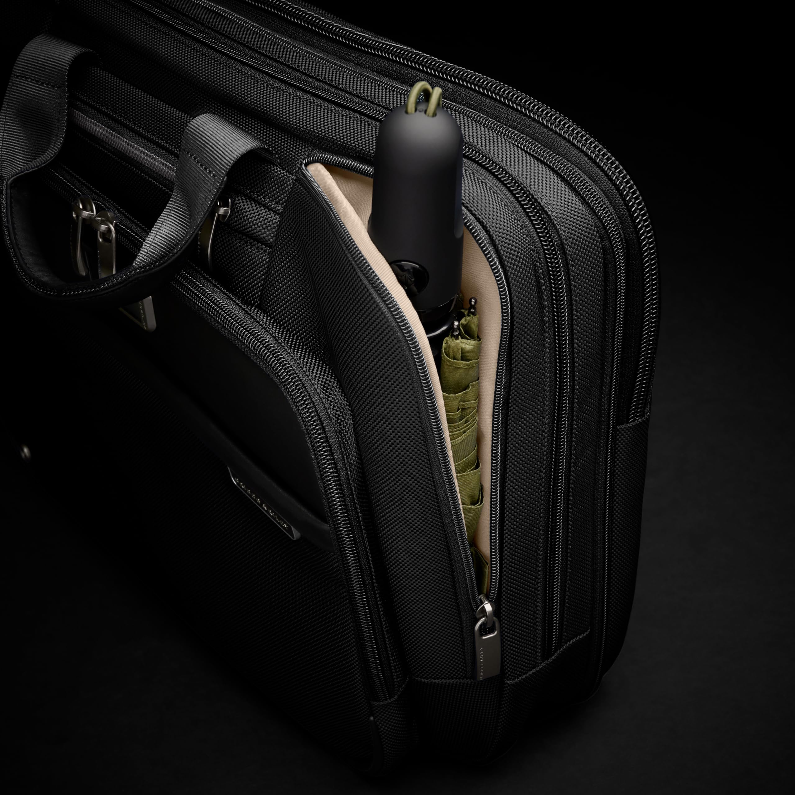 Briggs & Riley @ Work Rolling Briefcase, Black, Medium