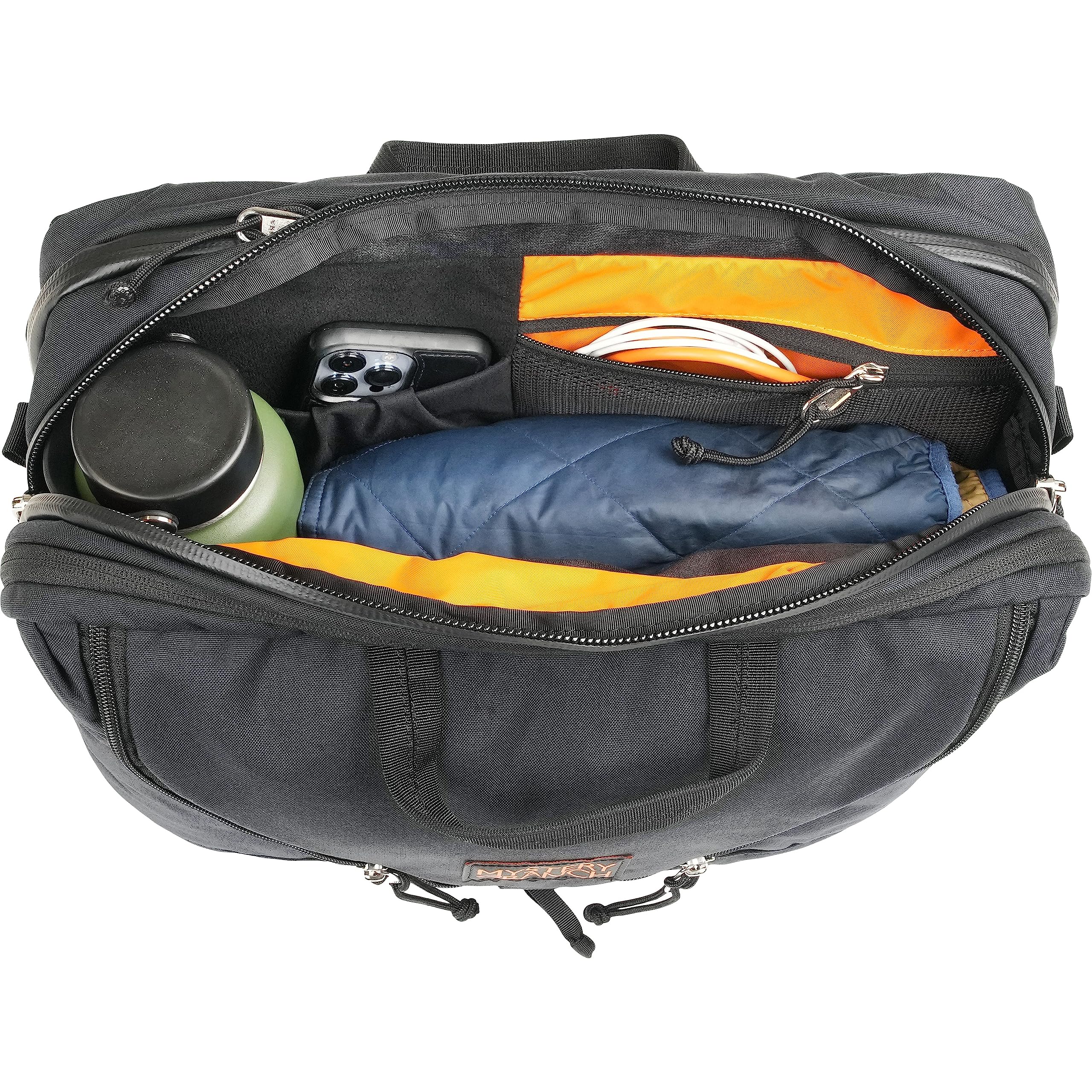 Mystery Ranch 3 Way Briefcase - Carry as Tote, Backpack and Shoulder Bag, Waxed Wood, 22L
