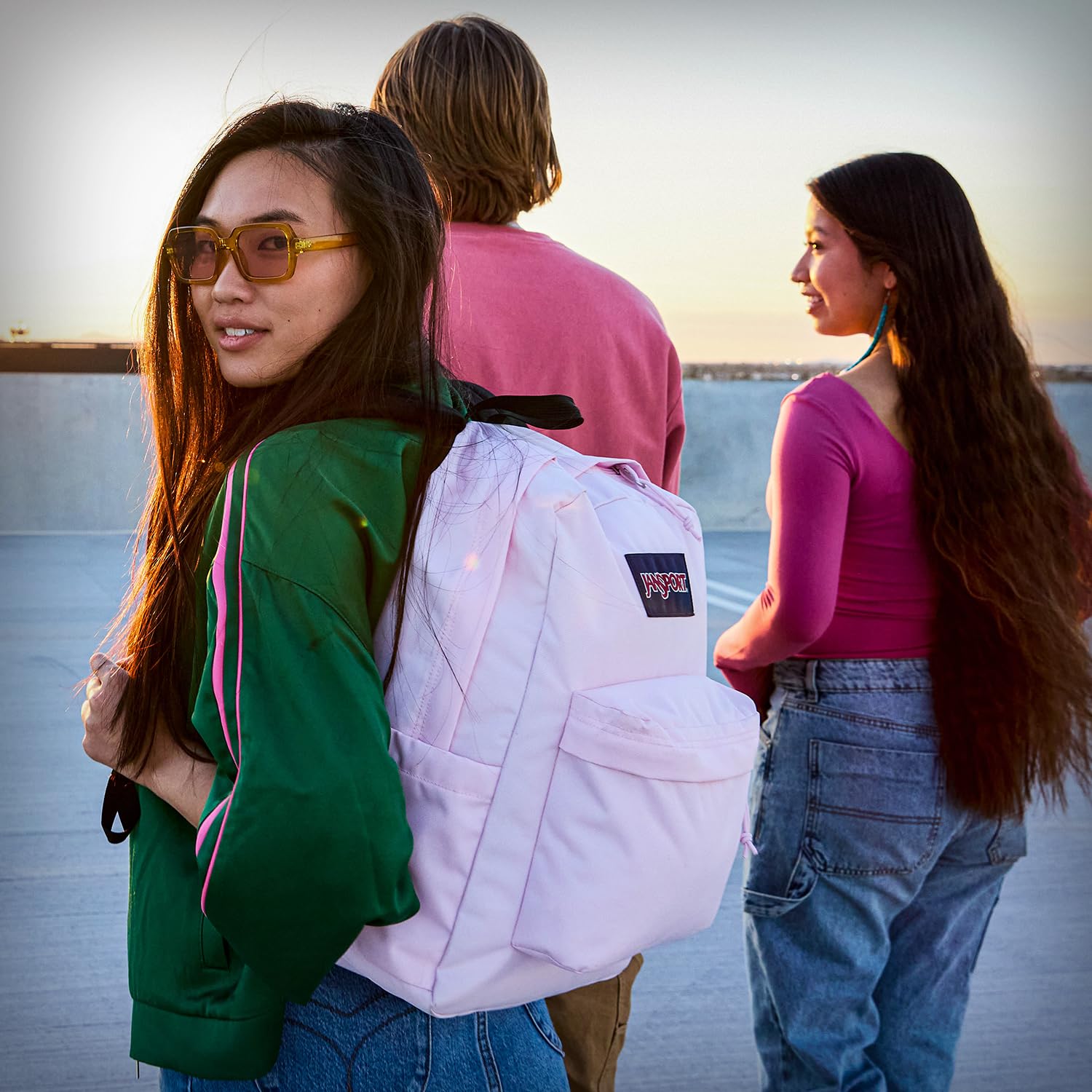 JanSport SuperBreak One School Backpack for Girls, Boys, Black - Durable, Lightweight Bookbag for Teens with 1 Main Compartment, Front Utility Pocket with Built-in Organizer - Premium Backpack