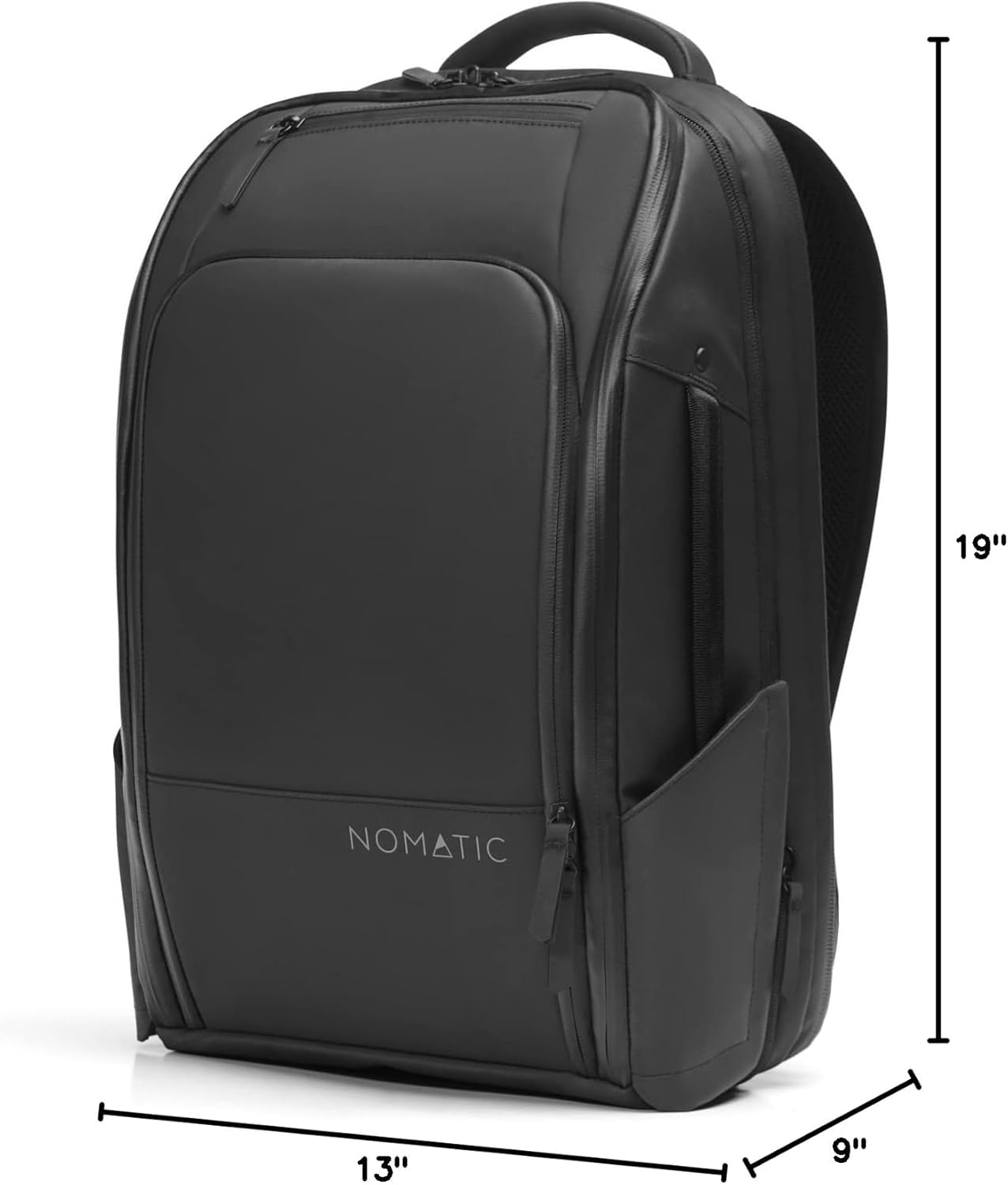 NOMATIC Travel Pack- Black Water Resistant Anti-Theft 30L Flight Approved Carry on Laptop Bag Computer Backpack