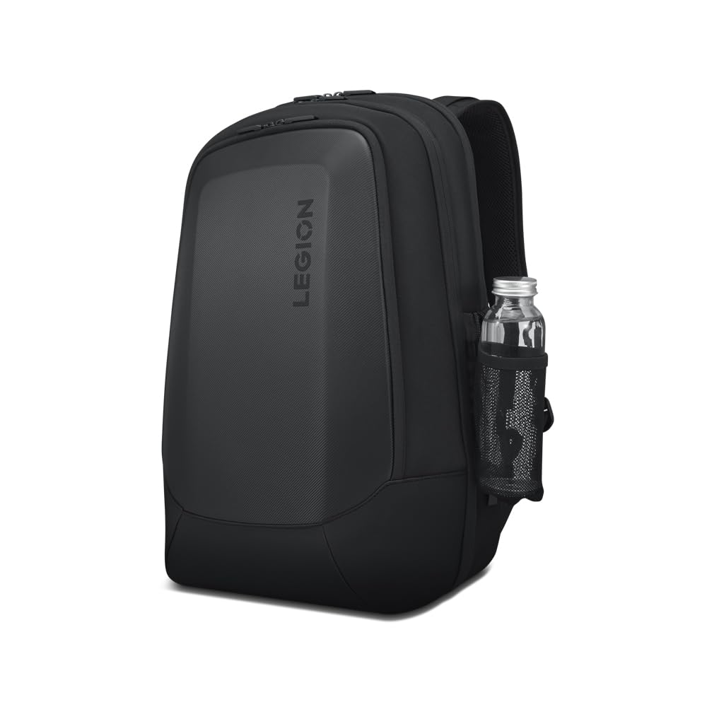 Lenovo Legion 17" Armored Backpack II, Gaming Laptop Bag, Double-Layered Protection, Dedicated Storage Pockets, GX40V10007, Black
