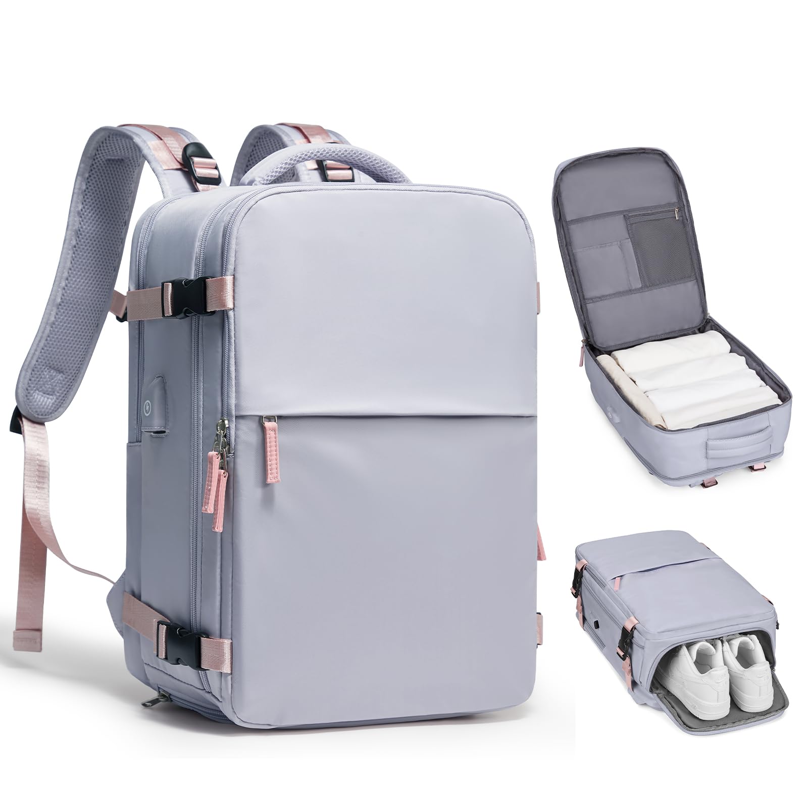 Travel Backpack For Women Airline Approved Carry On Backpack Flight Approved Waterproof Sports Luggage Backpack Casual Daypack Small Hiking Backpack