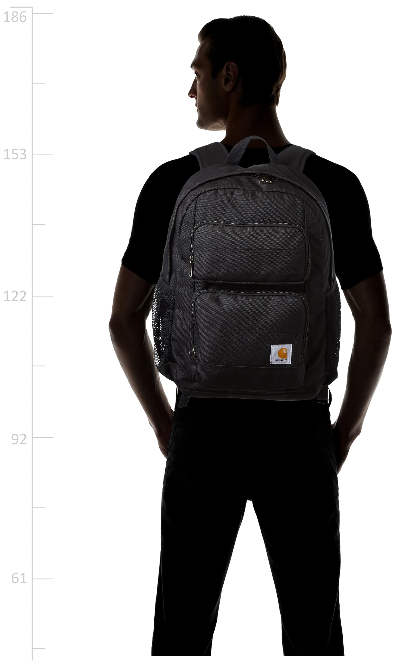 Carhartt 27L Single-Compartment Backpack Black