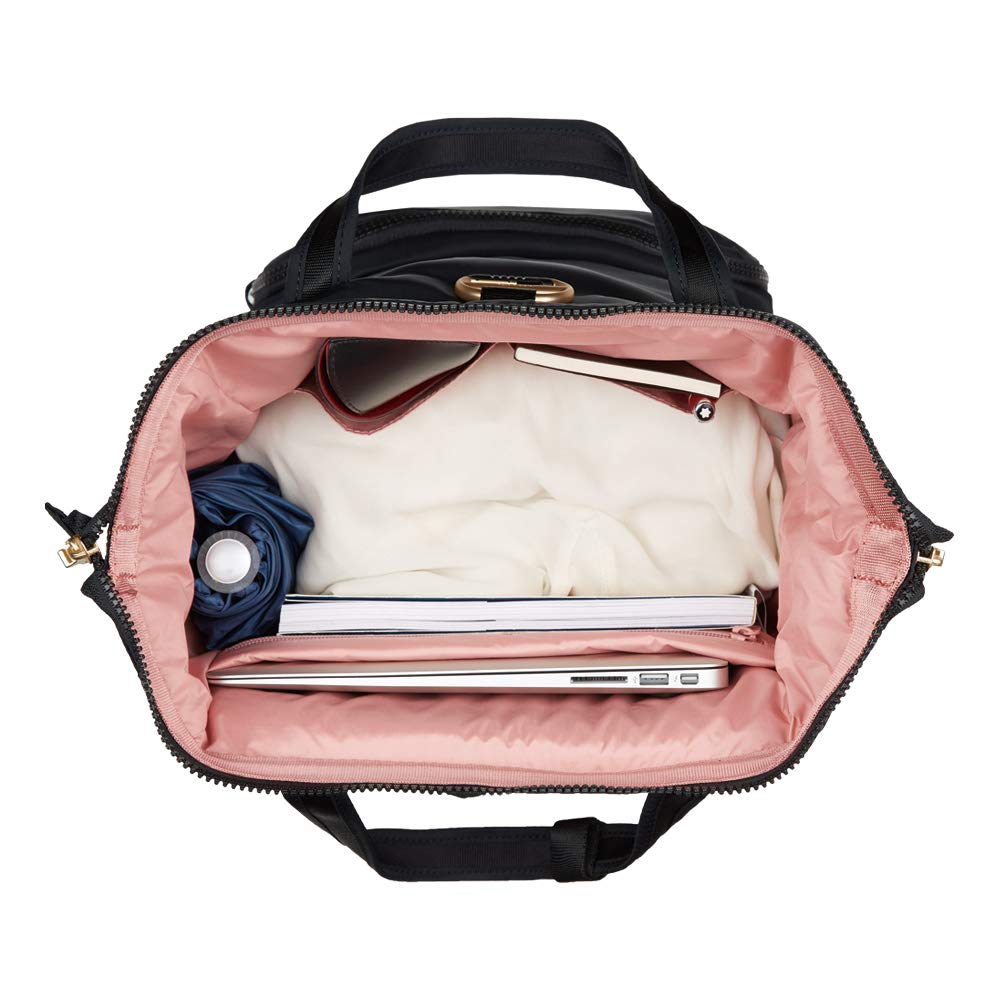 PacSafe Women's Citysafe CX 17L Anti Theft Backpack-Fits 16 inch Laptop, Black, One Size