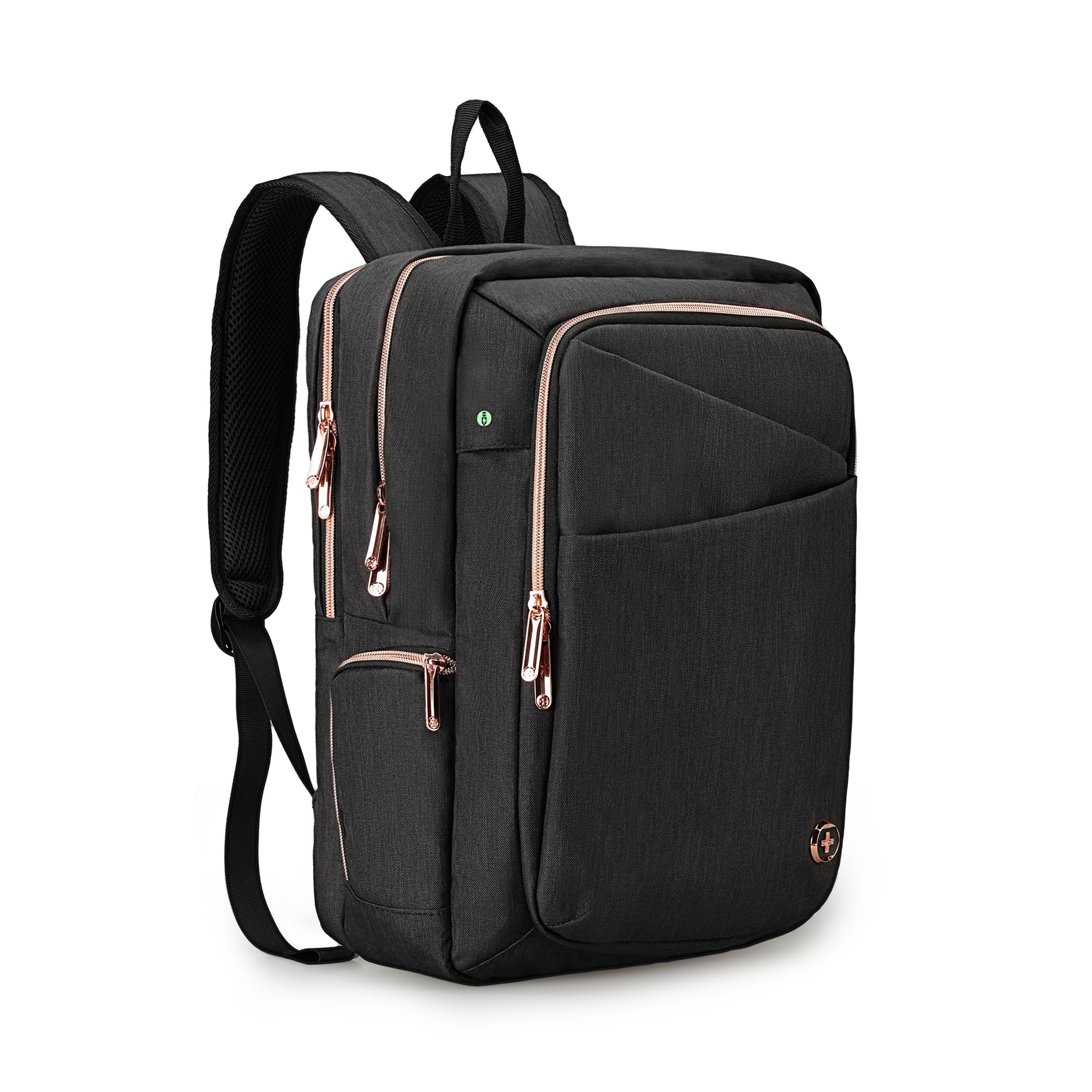 Swissdigital Katy Rose Laptop Backpack Purse For Women,With USB Charging Port Computer Work Backpack ,Fits 15.6Inch Laptop Travel Casual Bag