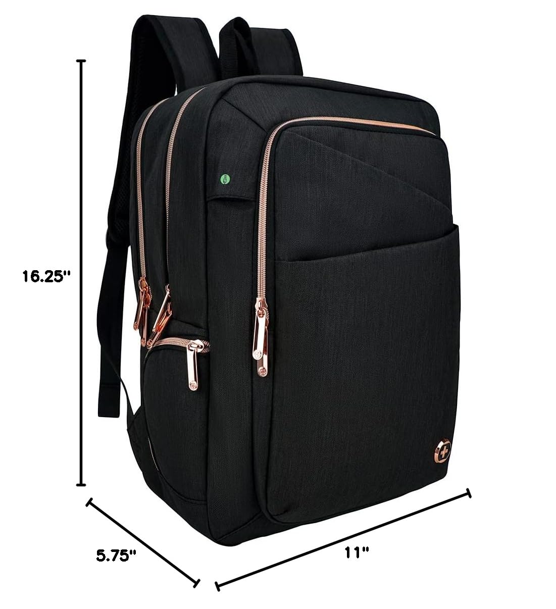 Swissdigital Katy Rose Laptop Backpack Purse For Women,With USB Charging Port Computer Work Backpack ,Fits 15.6Inch Laptop Travel Casual Bag