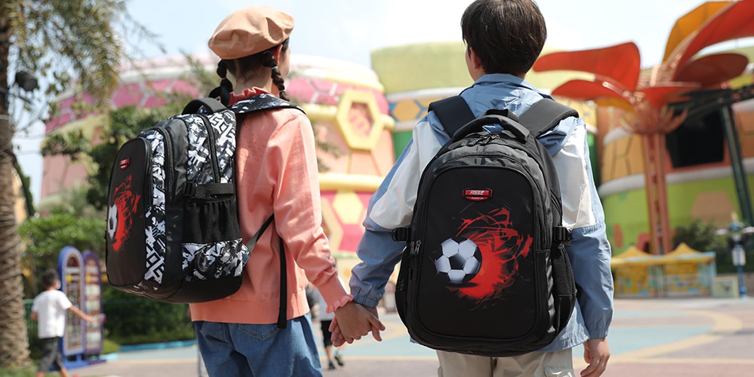 Asge Boys Backpack for Kids Camo Bookbag for Middle School Bags Travel Back Pack
