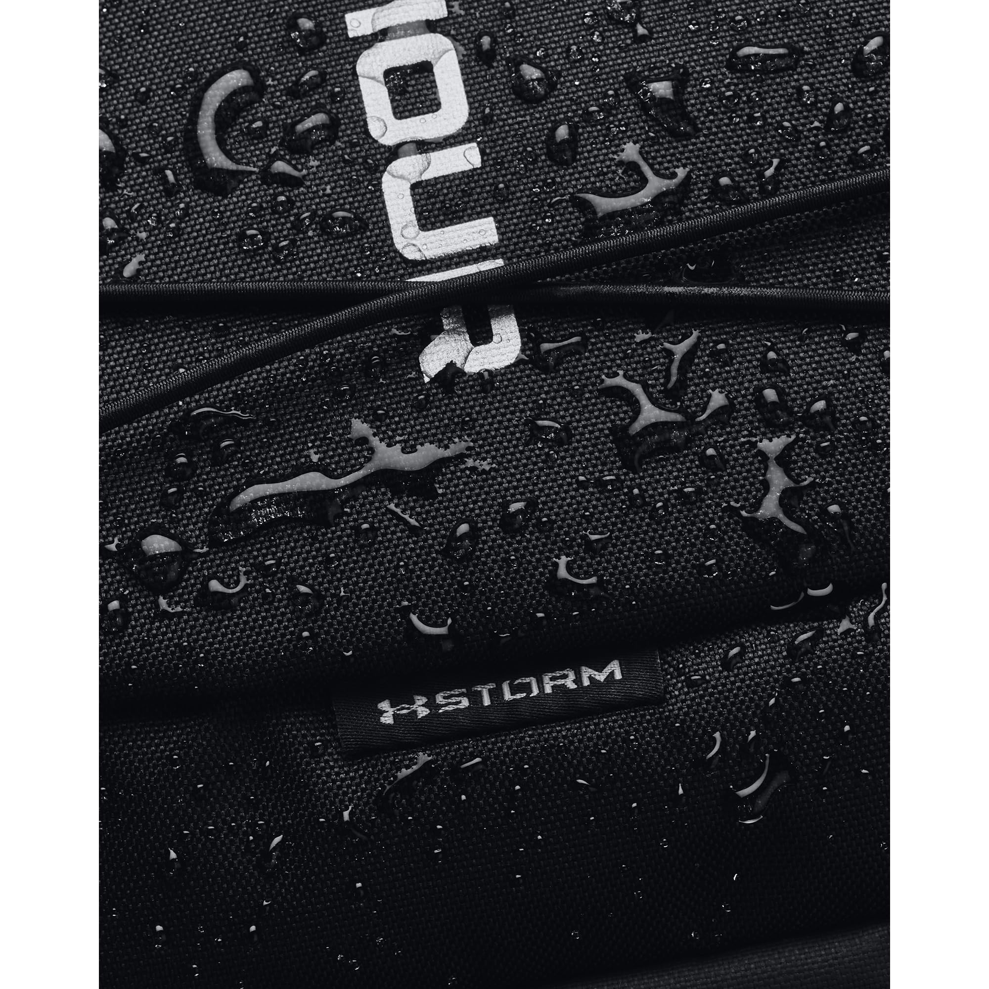 Under Armour Adult Hustle Sport Backpack , Black (001)/Silver , One Size Fits All