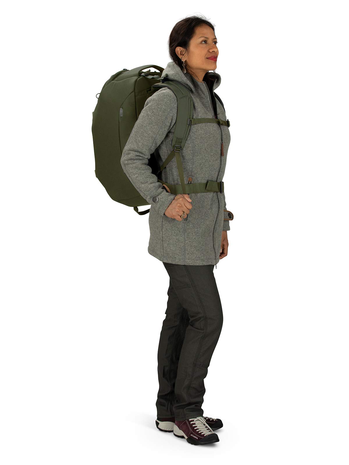 Osprey Porter 46 Travel Backpack, Haybale Green