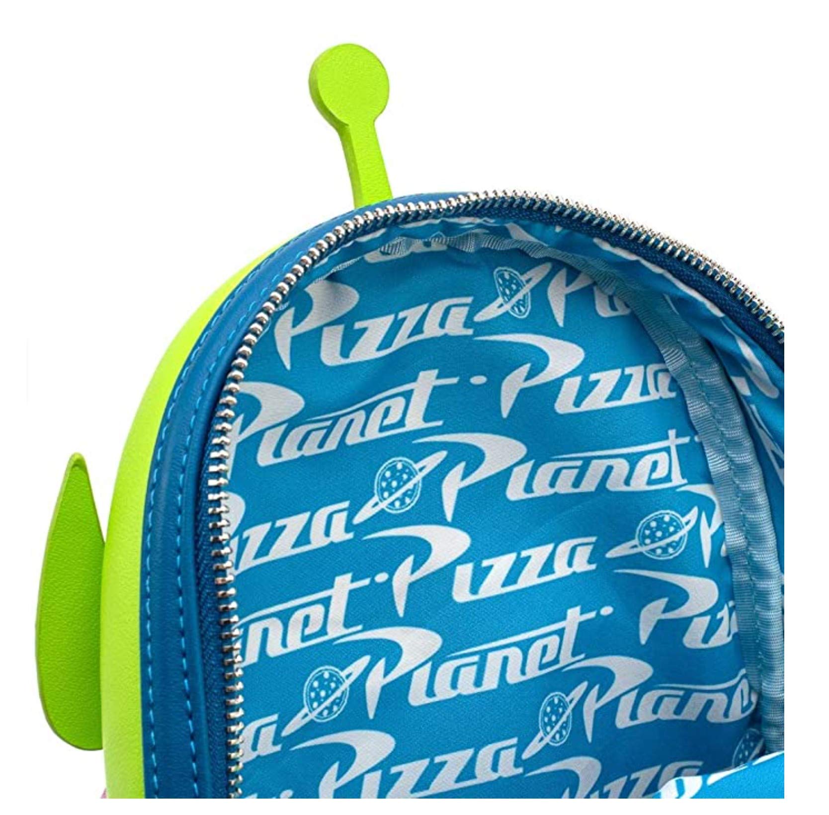 Loungefly Disney Toy Story Alien Pizza Planet Box Faux Leather Mini Backpack