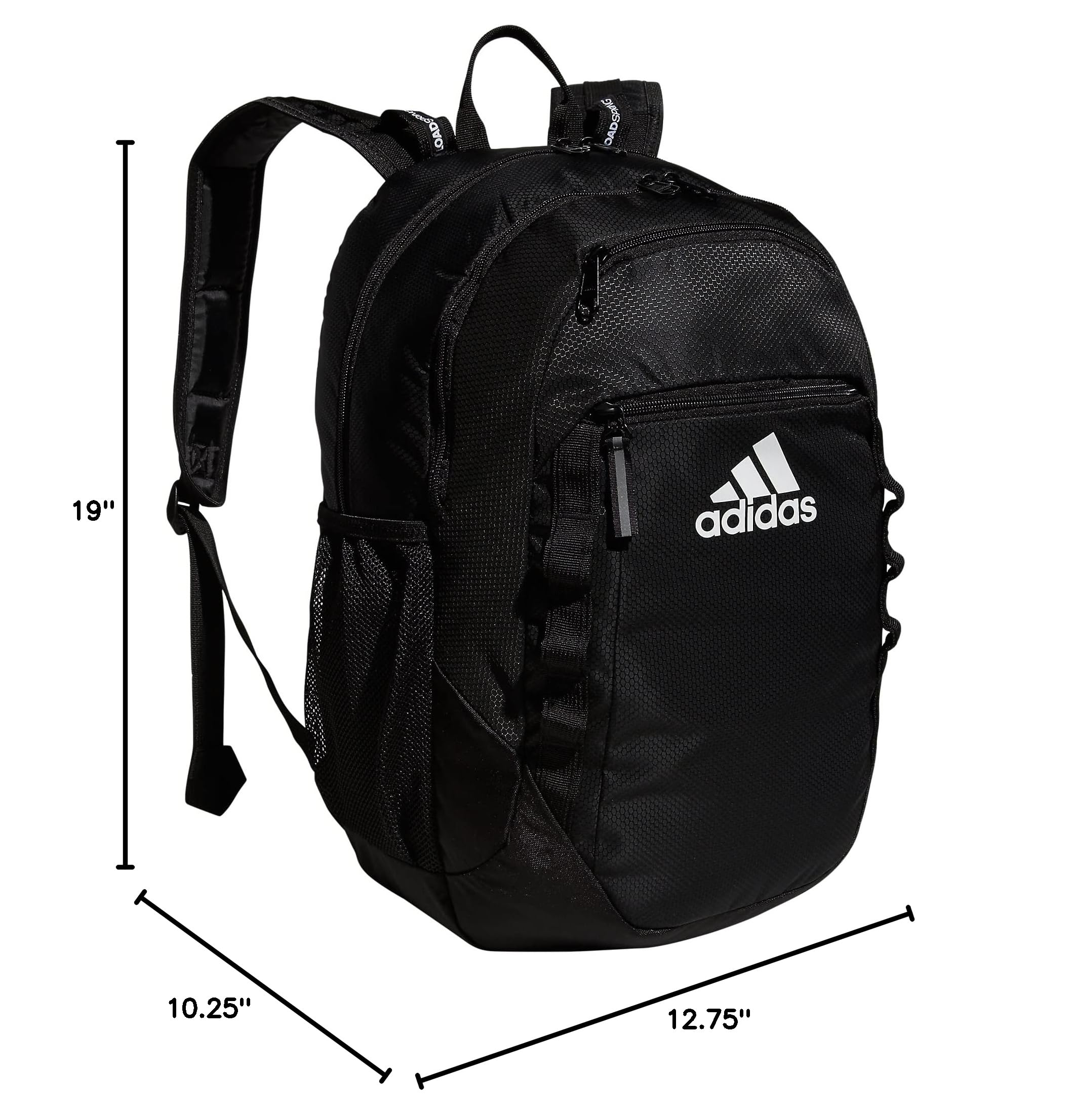 adidas Excel 6 Backpack, Black/White FW21, One Size