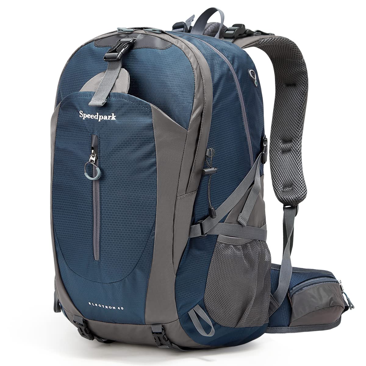 SPEEDPARK Hiking Backpack 40L Waterproof Lightweight Hiking Daypack with Rain Cover, Outdoor Trekking Travel Backpacks for Men Women