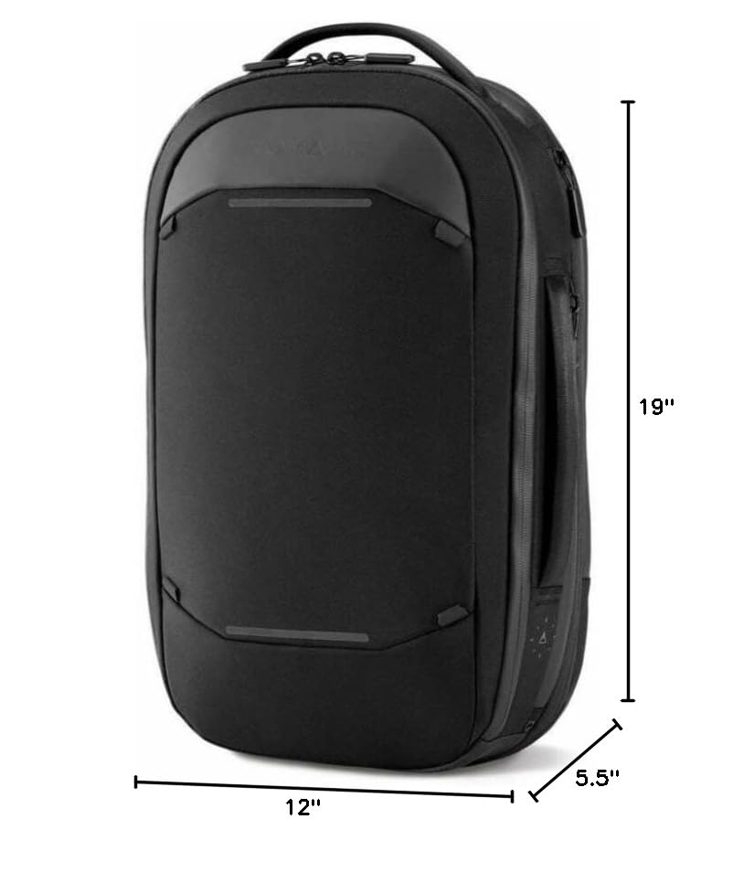 NOMATIC Navigator Premium Backpack 15L w/ 6L Built-In Expansion- Anti-Theft, Water Resistant & Cord Passthrough- Carry On Travel Laptop Backpack