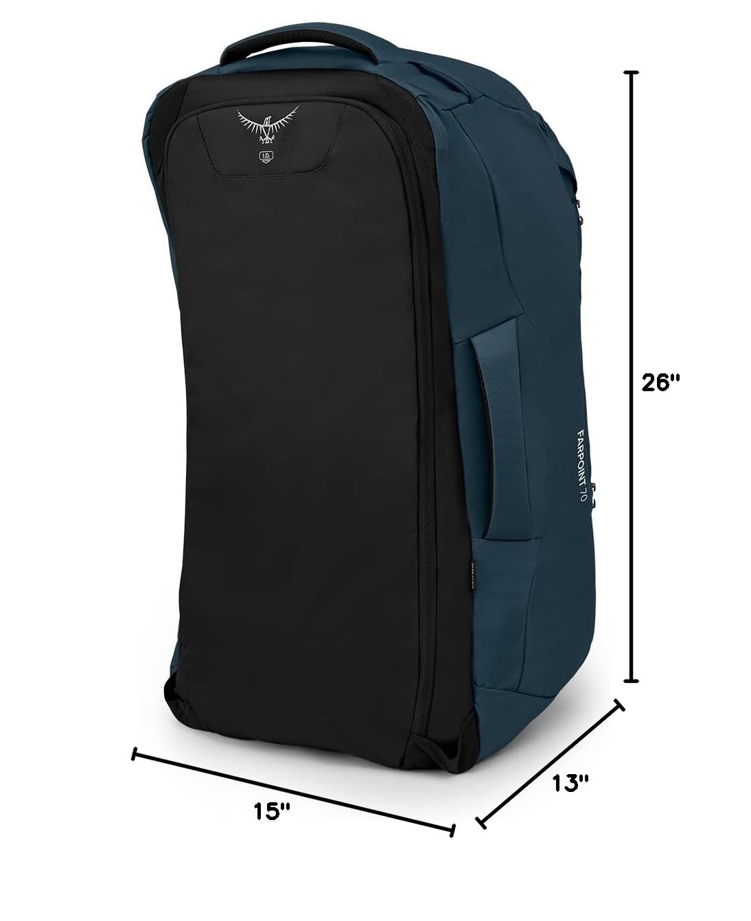 Osprey Farpoint 70 Men's Travel Backpack, Muted Space Blue