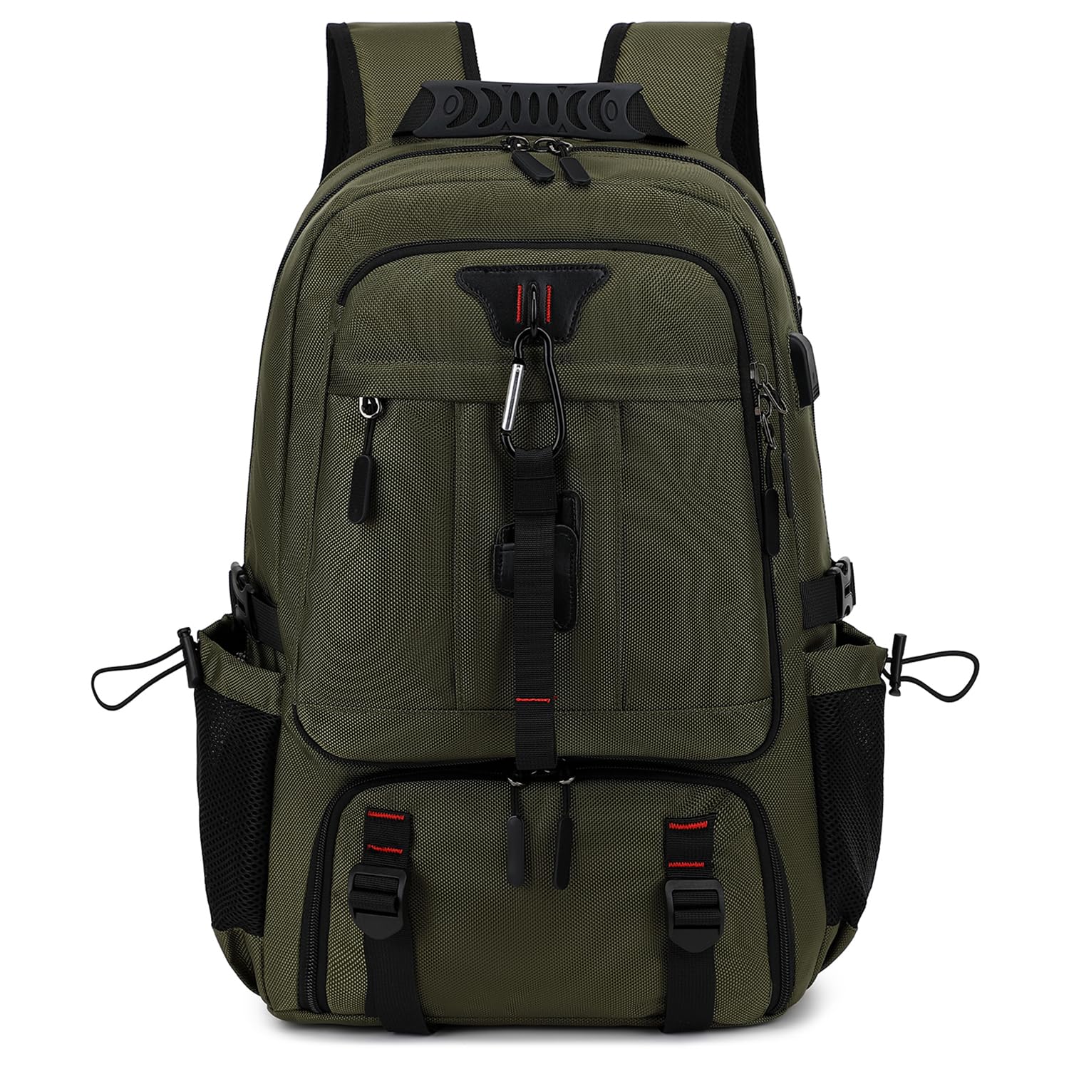 INSAVANT Travel Backpack for Mens 18.3 Inch with Laptop Sleeve and Shoe Compartment, Computer Backpacks with USB Charging Port, Durable Hiking Work Business Daypack for Women
