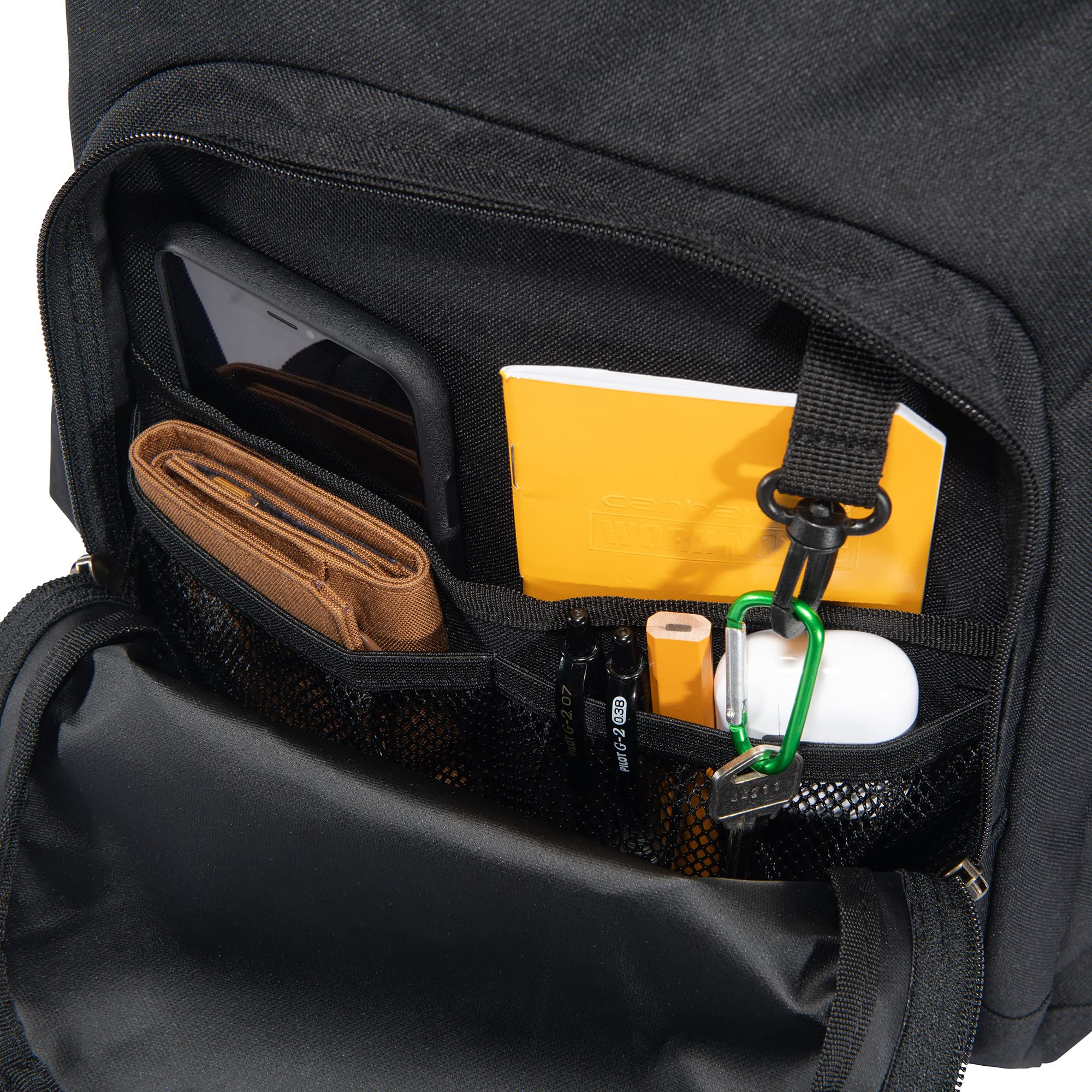 Carhartt Essentials Backpack with 17-Inch Laptop Sleeve for Travel, Work and School, Black