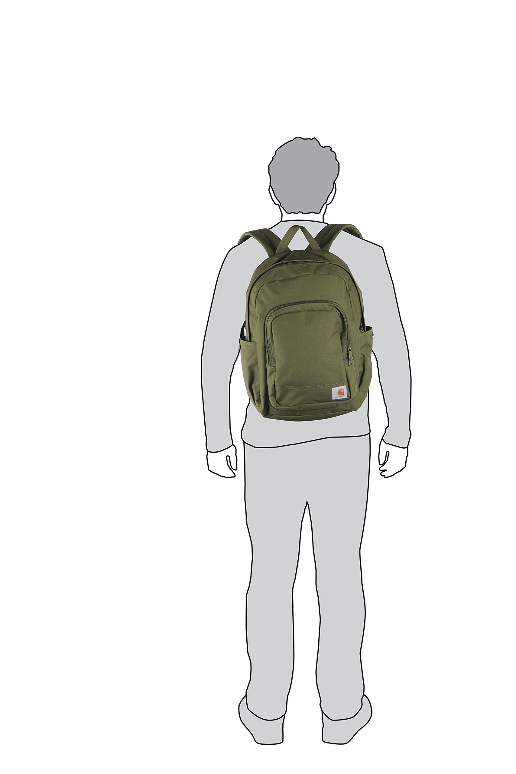 Carhartt Essentials Backpack with 17-Inch Laptop Sleeve for Travel, Work and School, Black