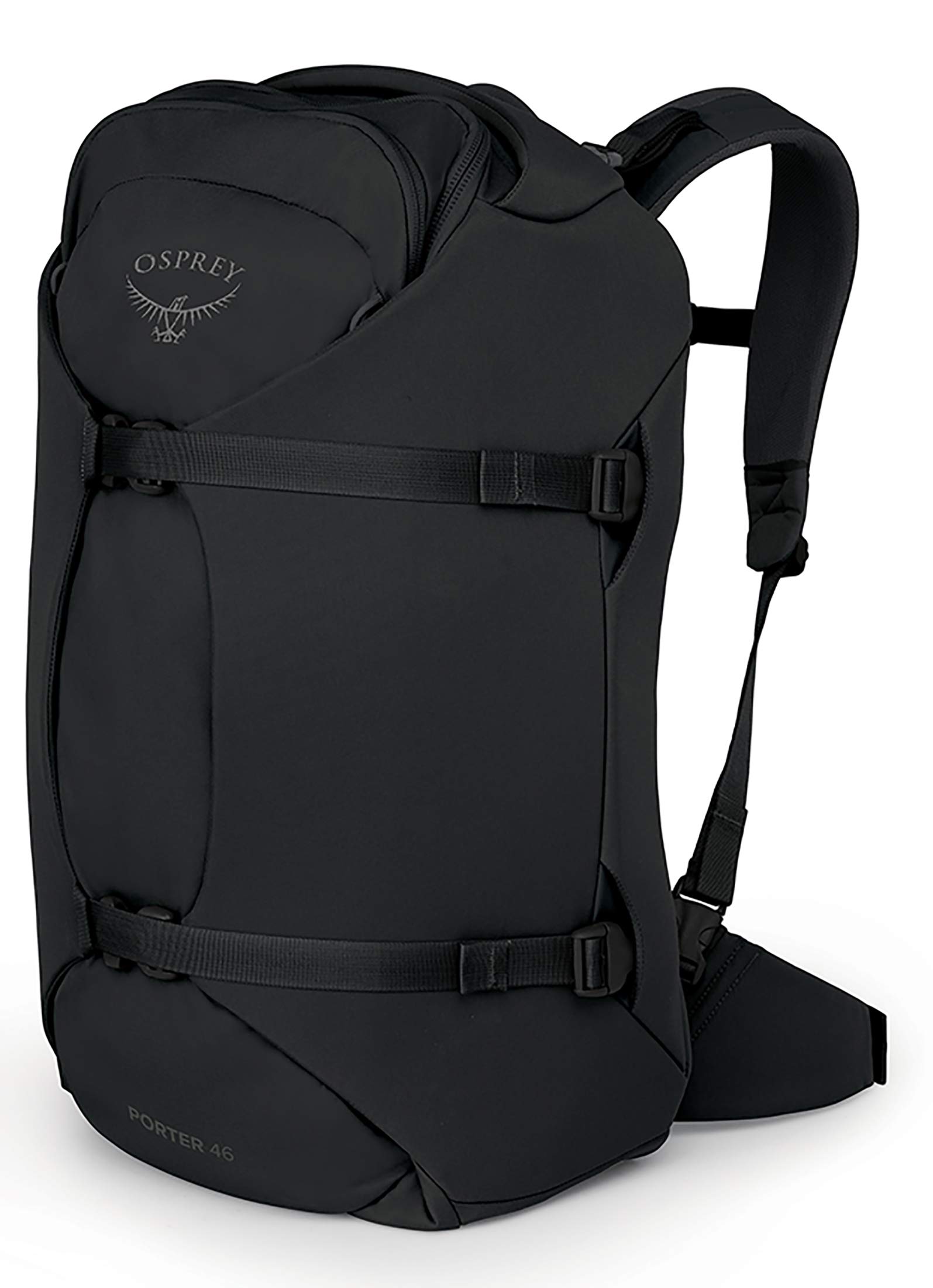 Osprey Porter 46 Travel Backpack, Black