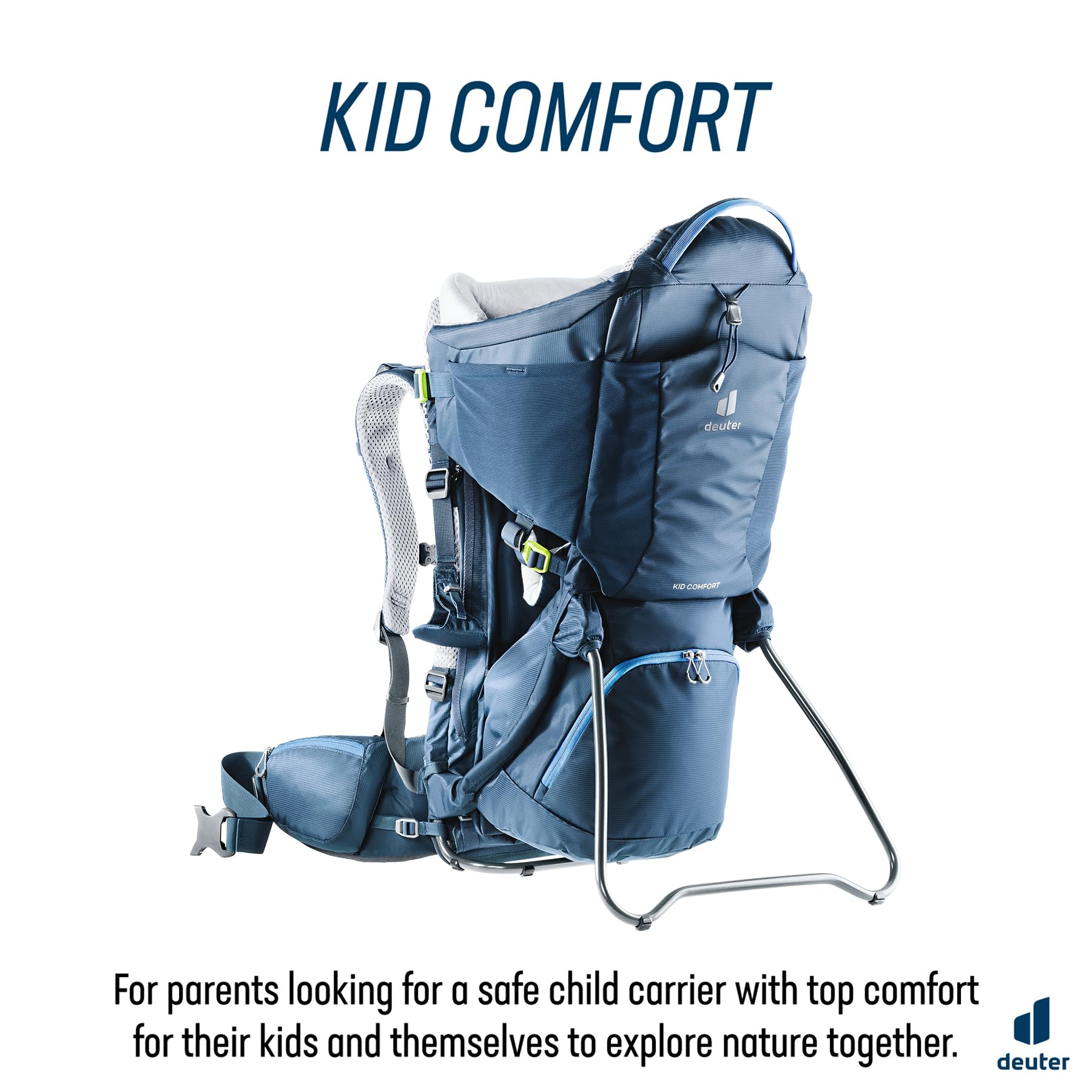 Deuter Kid Comfort Child Carrier and Backpack - Midnight