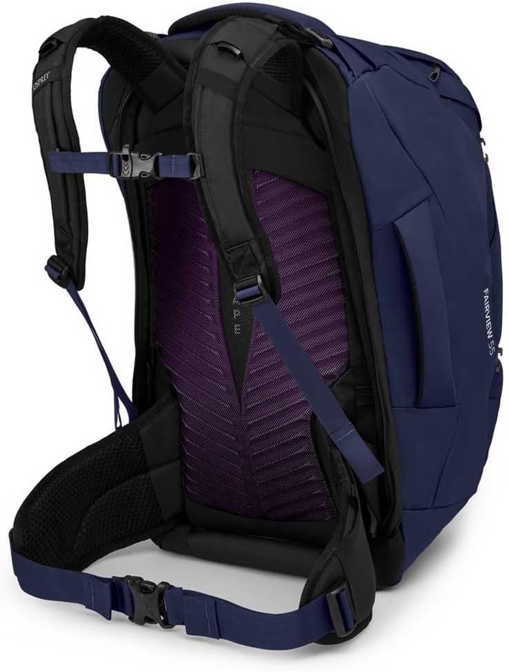 Osprey Fairview 55 Women's Travel Backpack, Winter Night Blue