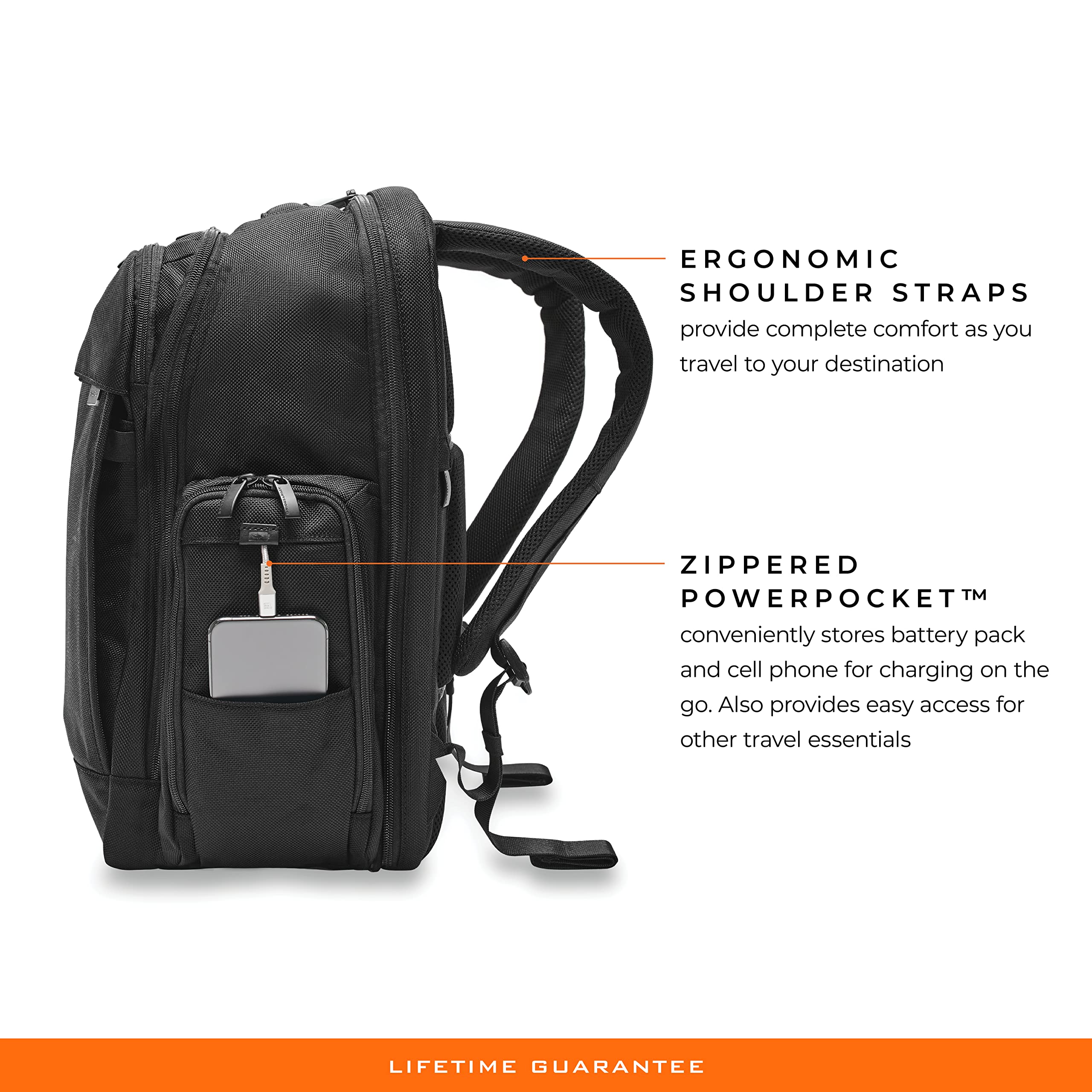 Briggs & Riley Traveler Backpack, Black