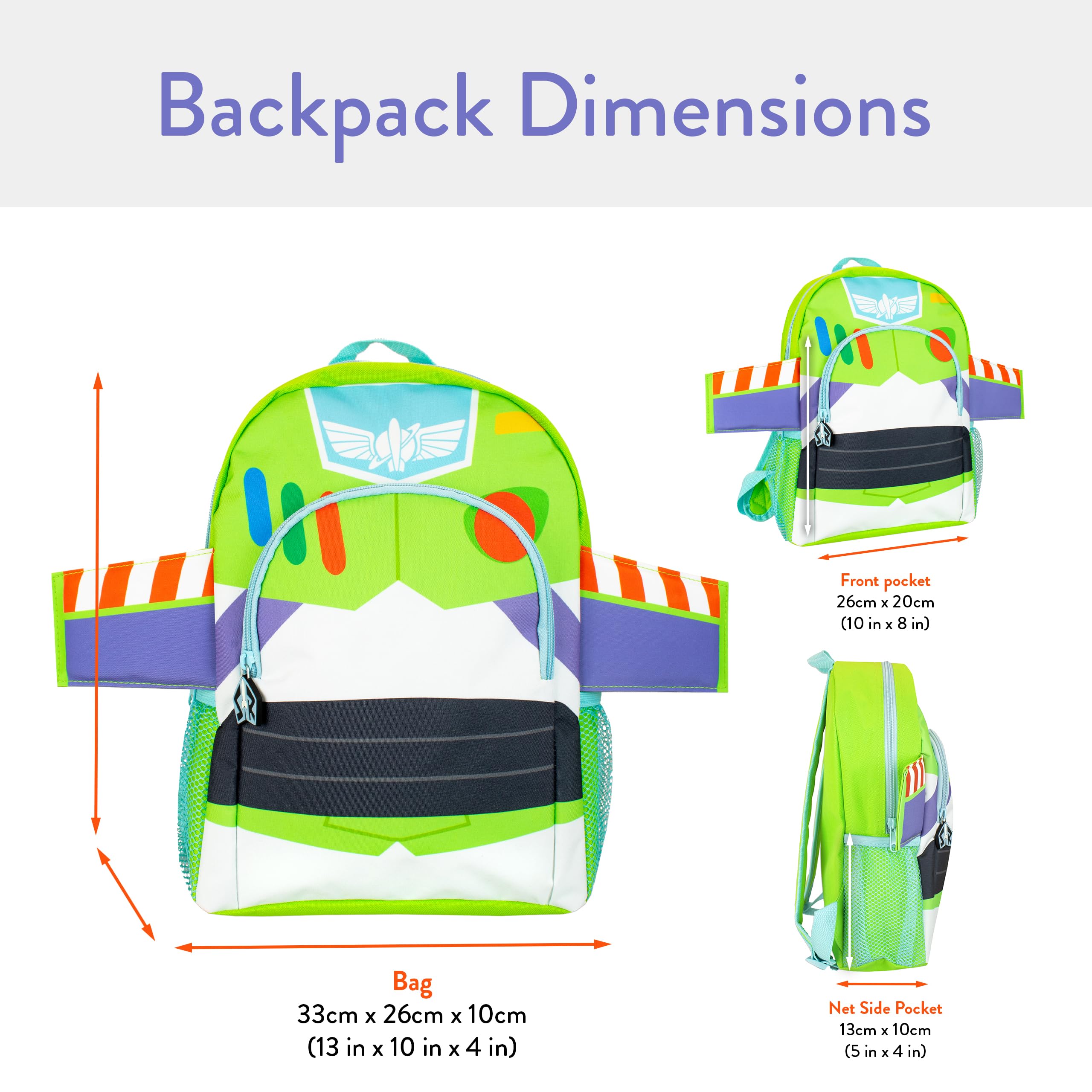 Disney Kids Toy Story Backpack Buzz Lightyear