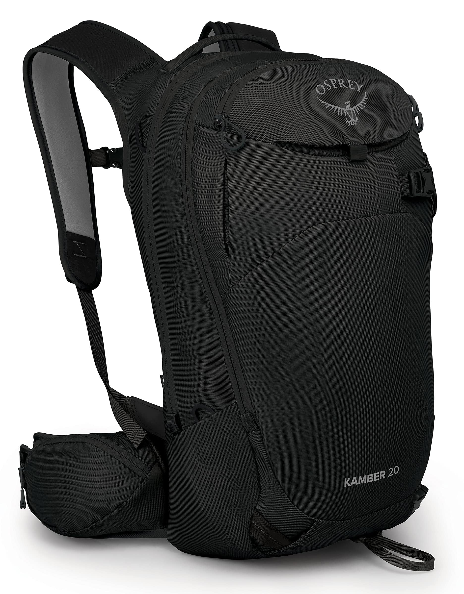 Osprey Kamber 20 Men's Backcountry Ski and Snowboard Backpack, Black