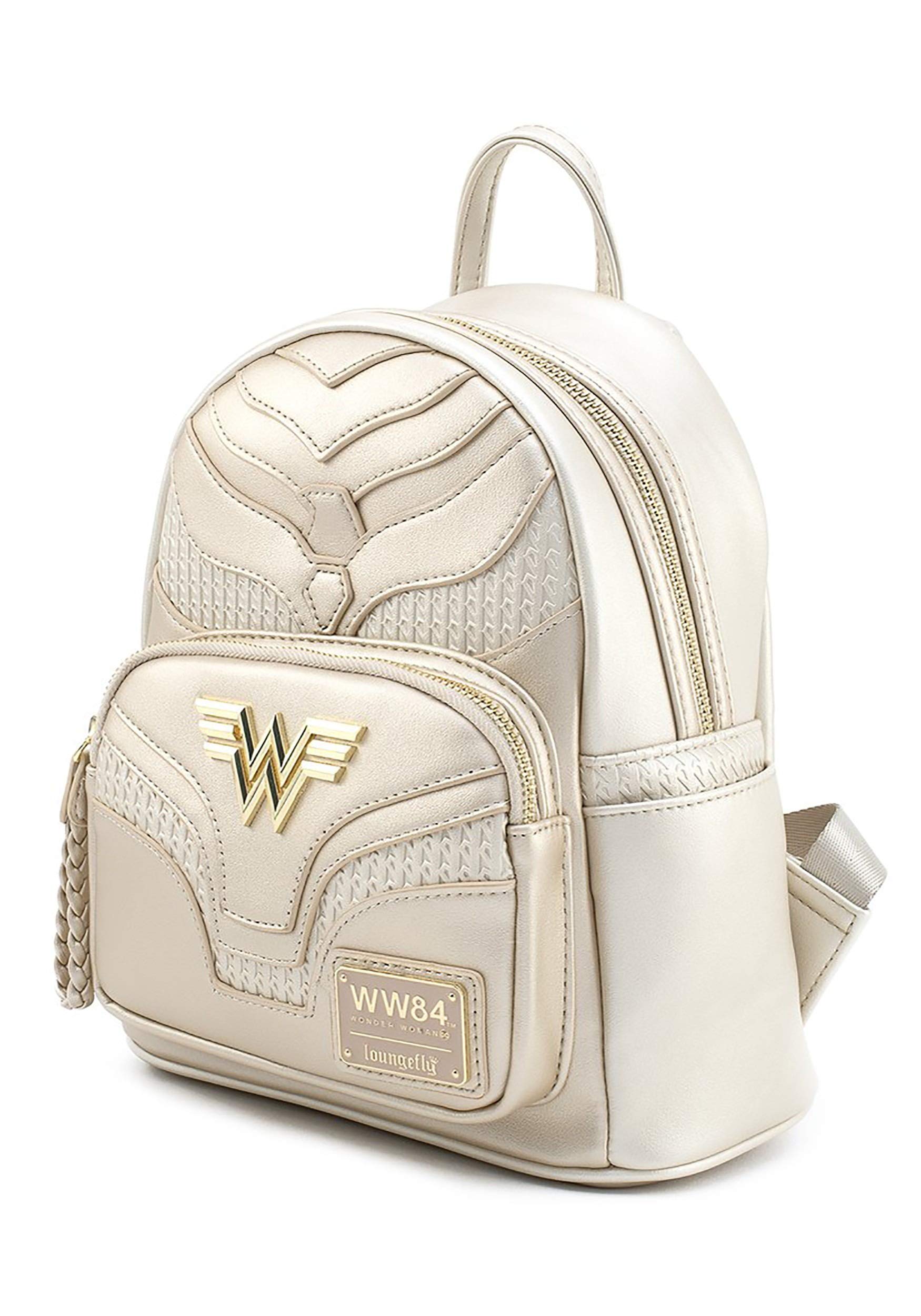 Loungefly x DC Comics Wonder Woman Metallic Cosplay Mini Backpack