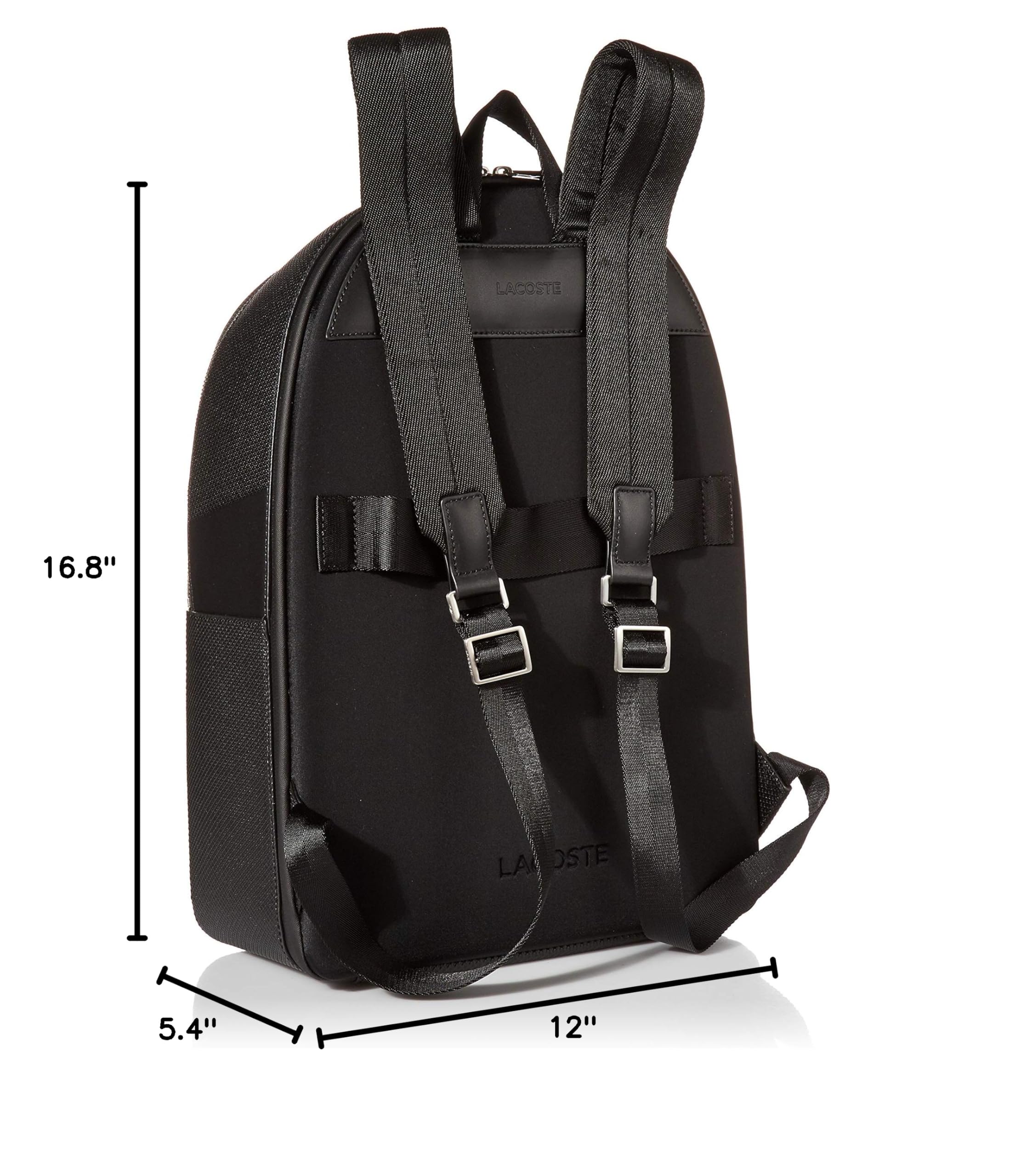 Lacoste Men's Chantaco Backpack, Black, ONE