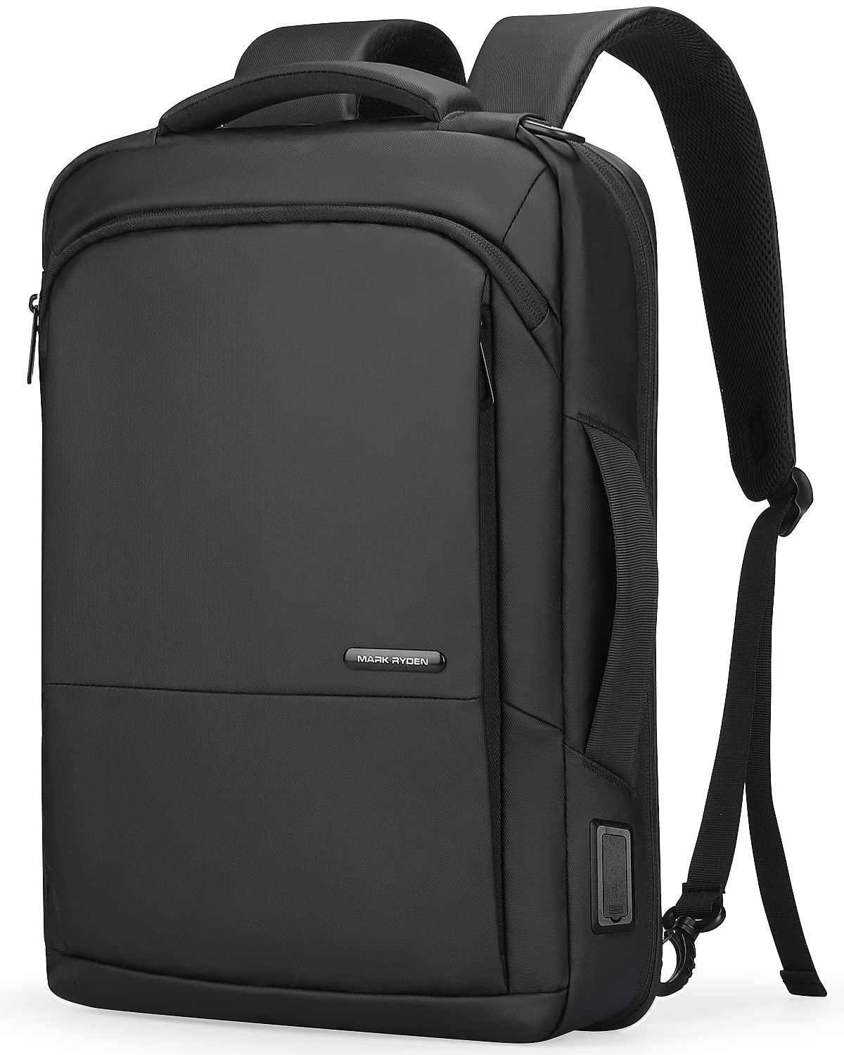 Small Business Backpack,Intelligent 3in1 Slim Laptop Backpack For Men&Women Fits 15.6 Laptop With USB Port Casual Daypack Commute Bag Executive Briefcase,Black