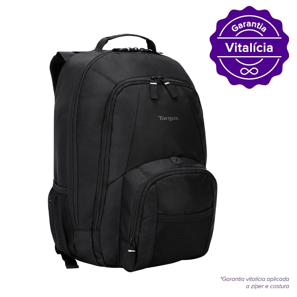 Targus Laptop Backpack for Laptops up to 16-inches Water Resistant Travel Backpack for Business Commuters School Bag College Computer Backpack for Men/Women Large Backpack Travel Gifts, Black (CVR600)