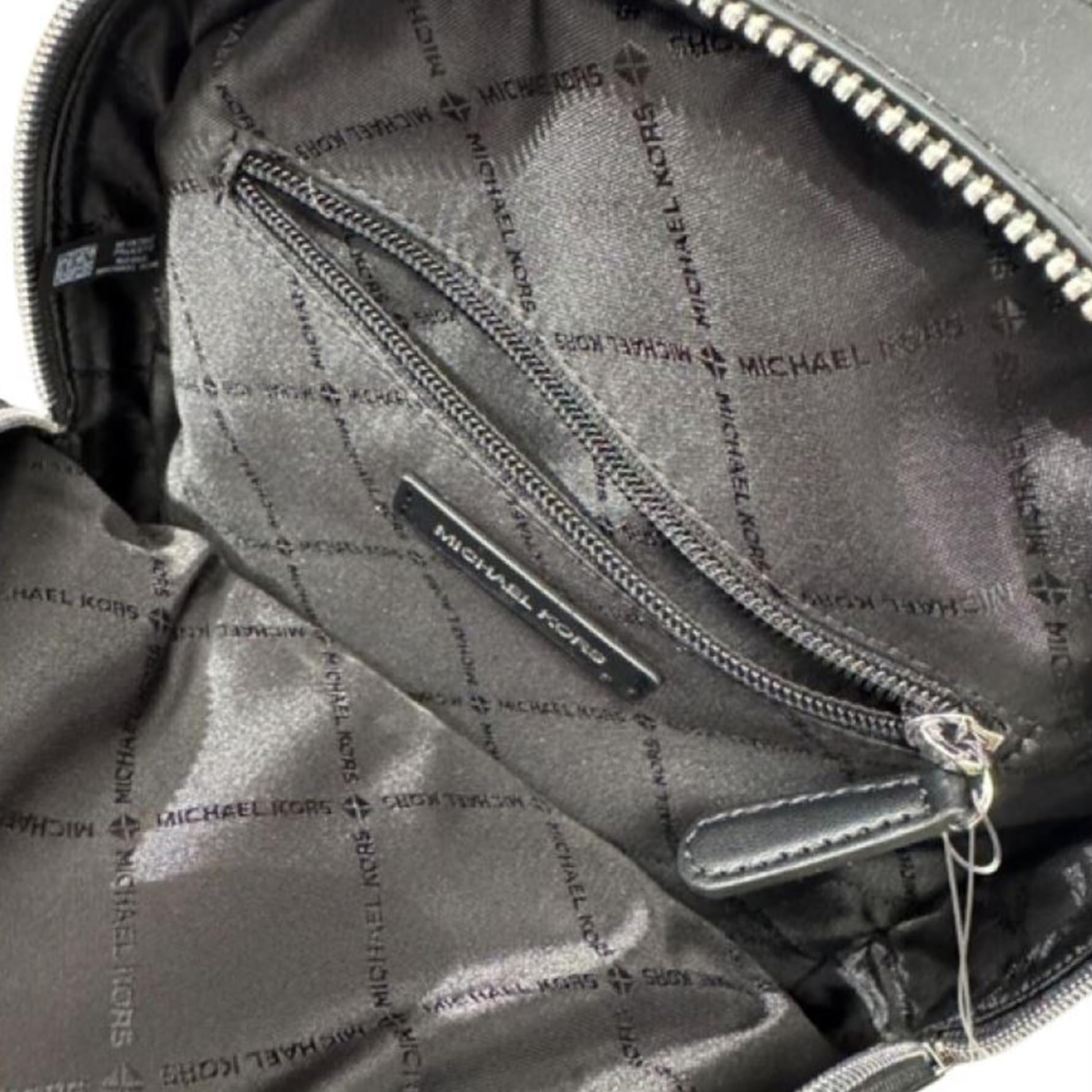 Michael Kors Jaycee Backpack Black Medium Leather, Black
