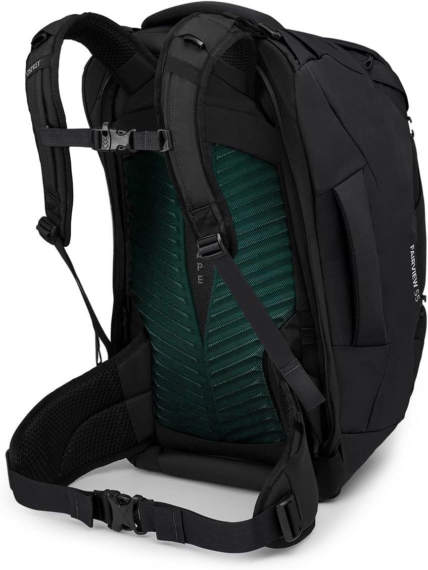 Osprey Fairview 55 Women's Travel Backpack, Black