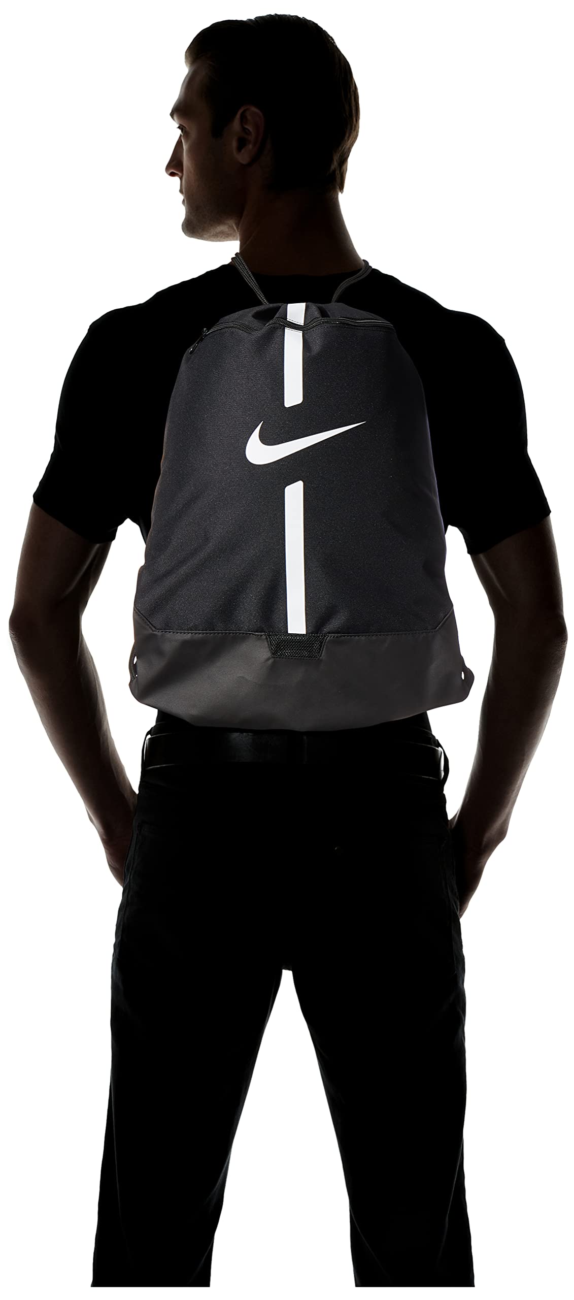 Nike Men's Acdmy Sp21 Sportbag, Black/Black/White, One Size